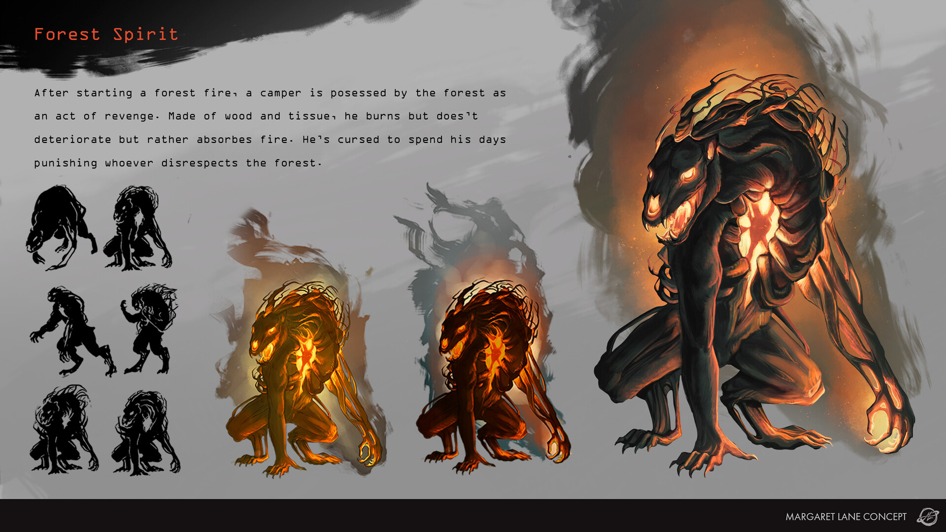 ArtStation - Ashen Hollow - Forest Spirit