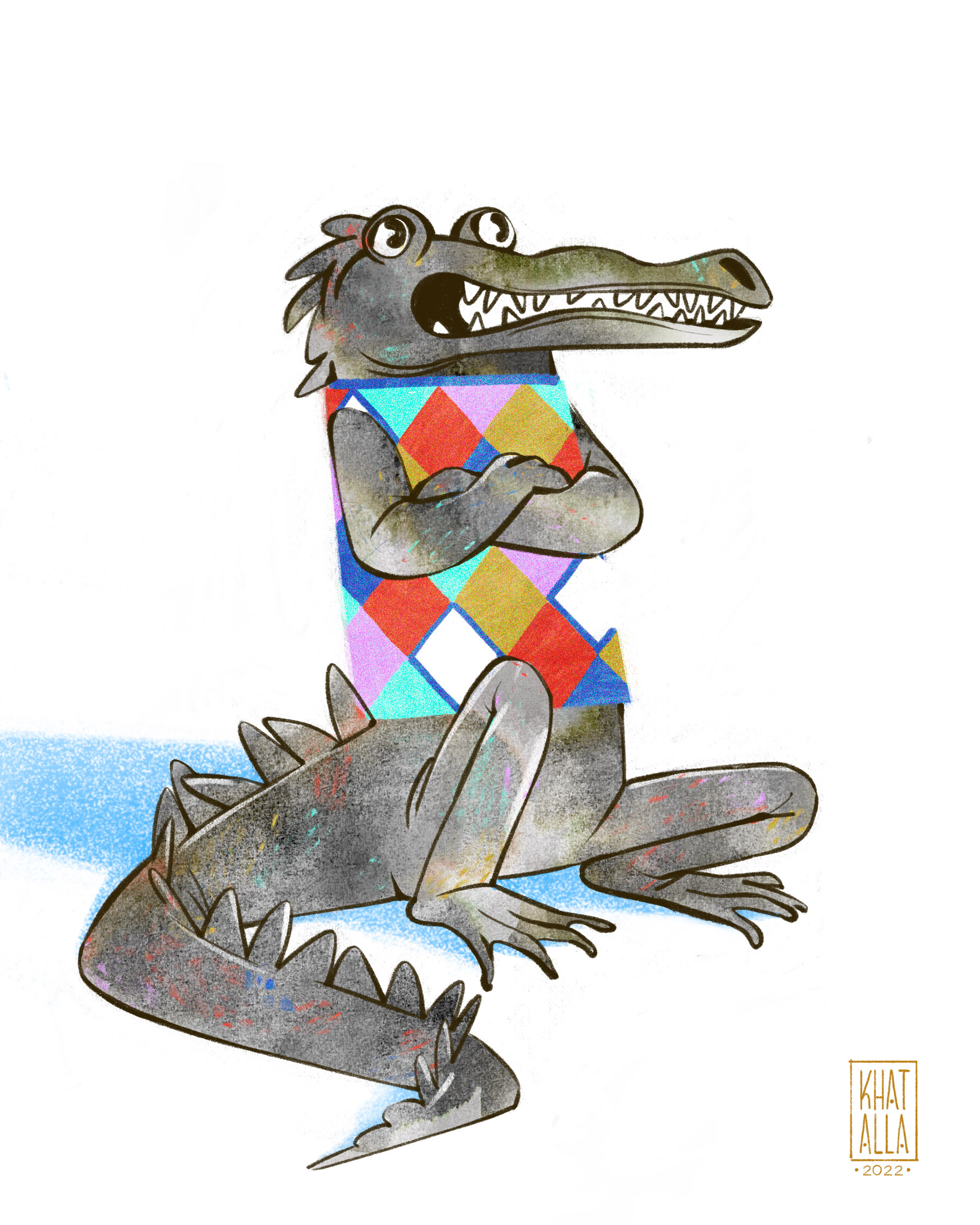 ArtStation - disgruntled crocodile