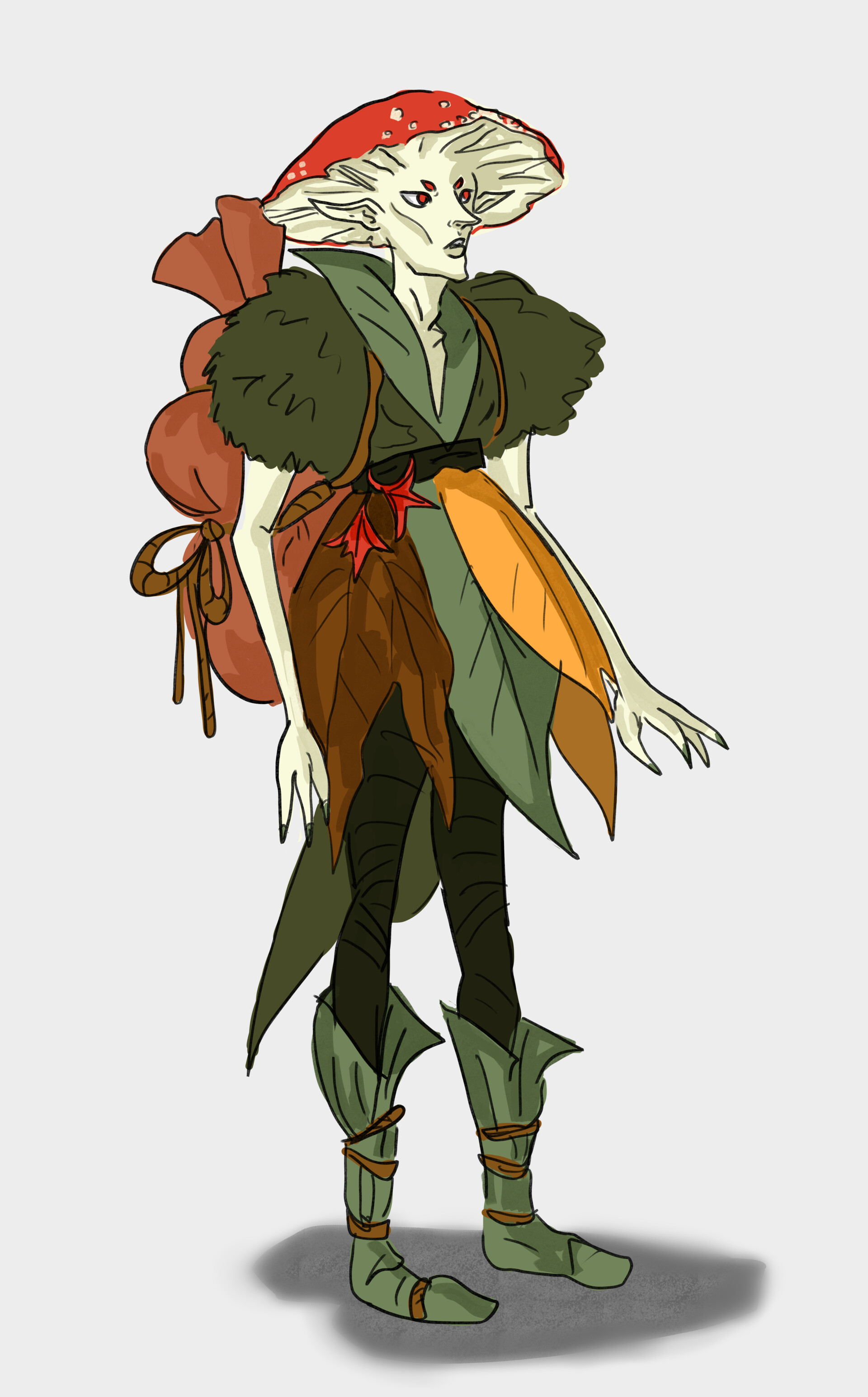 ArtStation - Autumn inspired fae character