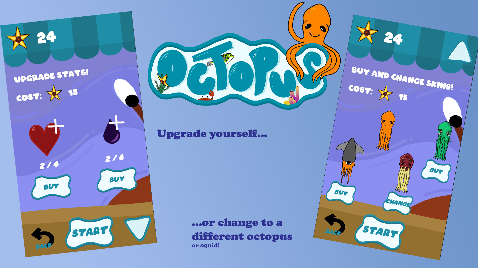 ArtStation - Mobile Game: Octopus