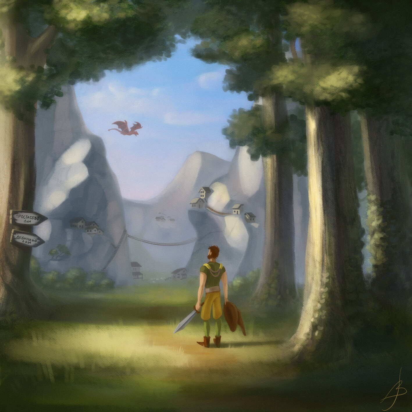 ArtStation - The aggressive knight