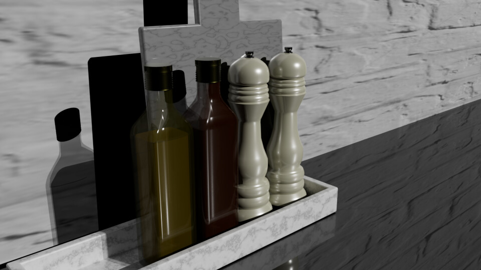 ArtStation - Kitchen Items Render