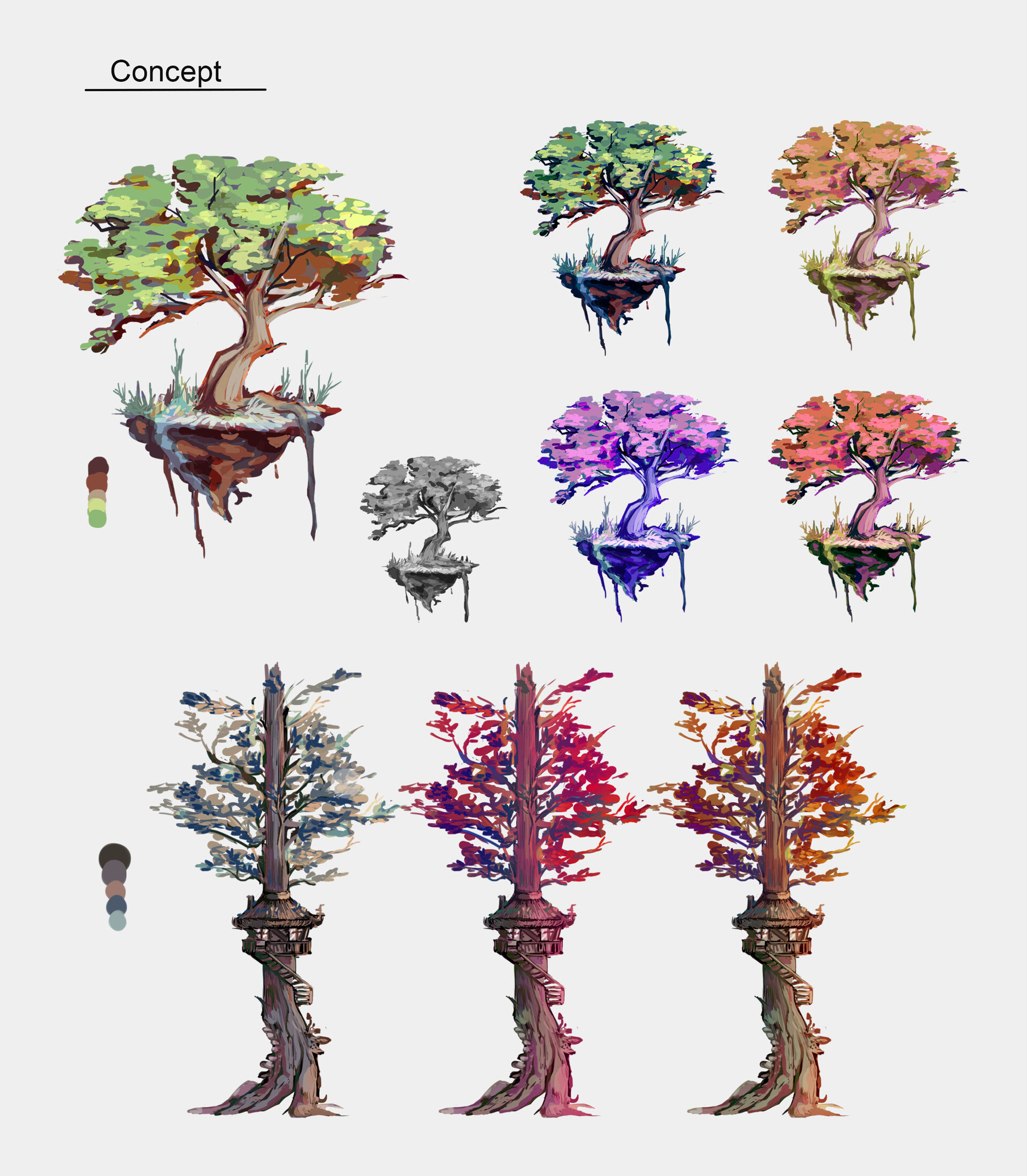 ArtStation - Tree concept