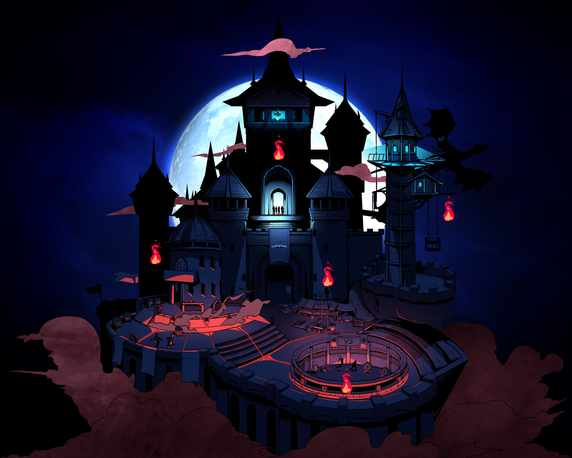 ArtStation - Fantasy Floating Castle