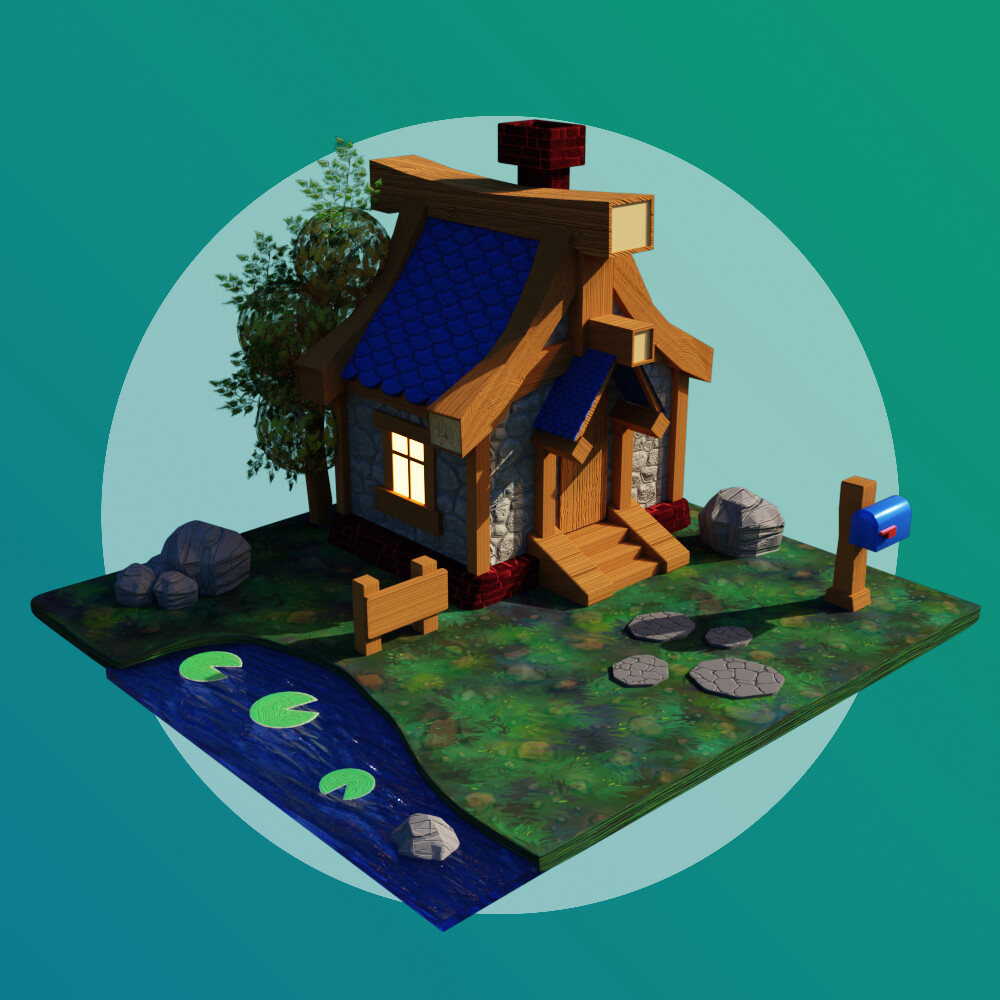 ArtStation - mini house