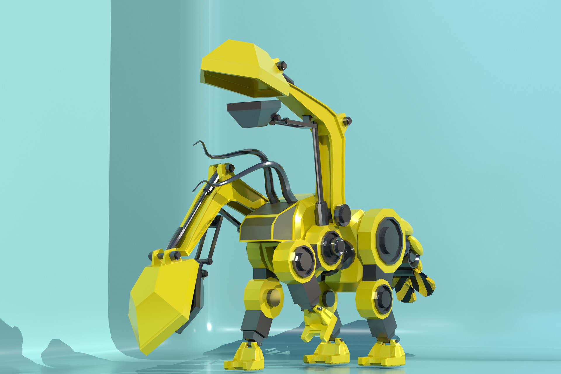 ArtStation - Lobster Bear Mech