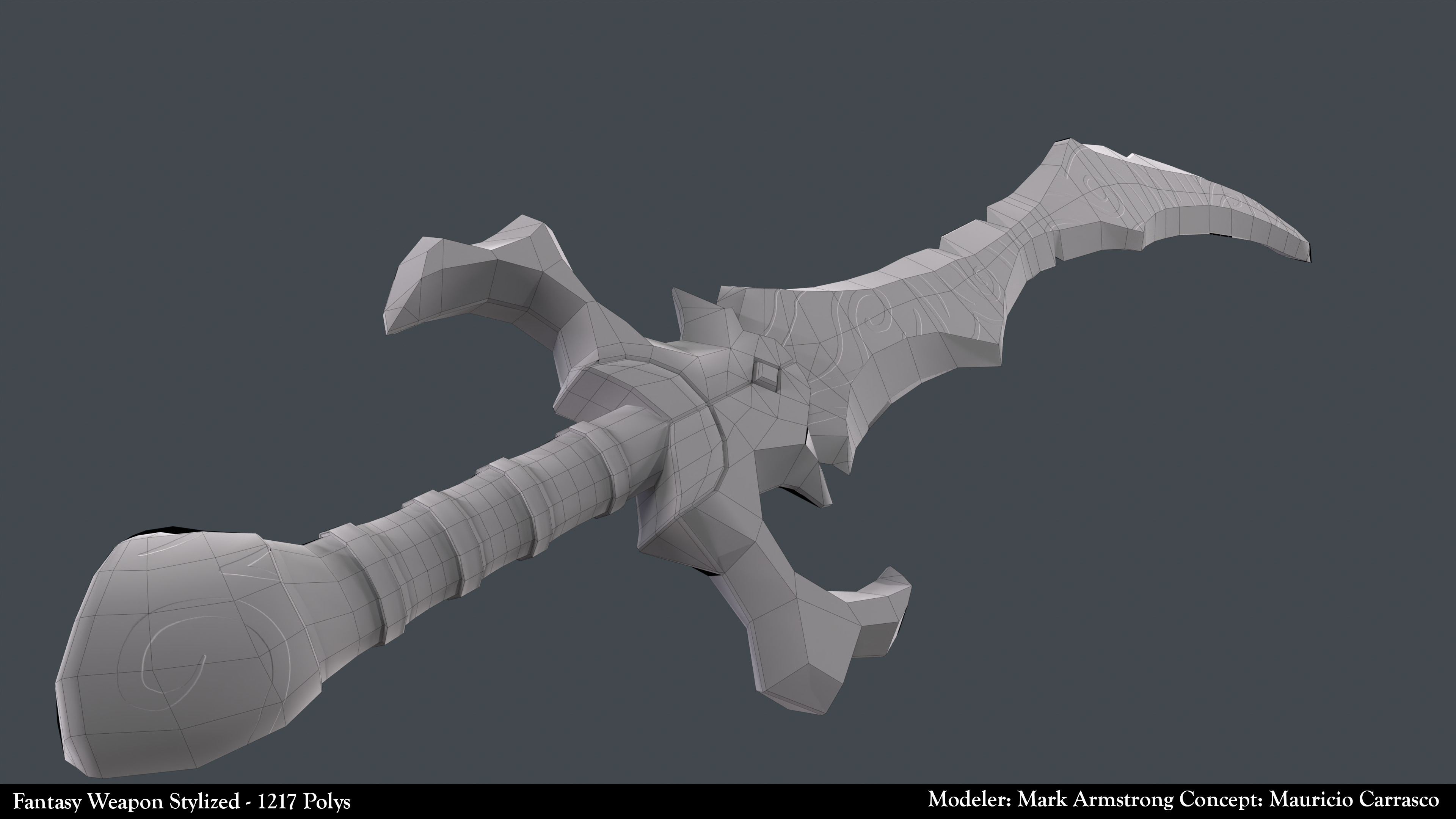 Mark Armstrong's Portfolio - Fantasy Sword Stylized