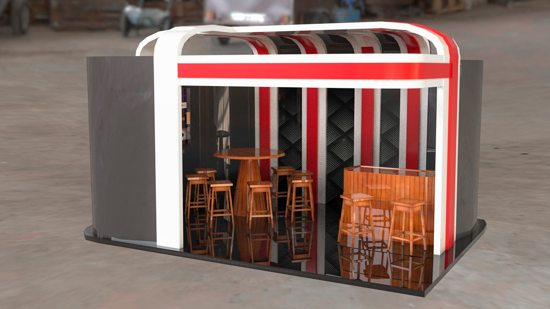 ArtStation - Stall Modeling