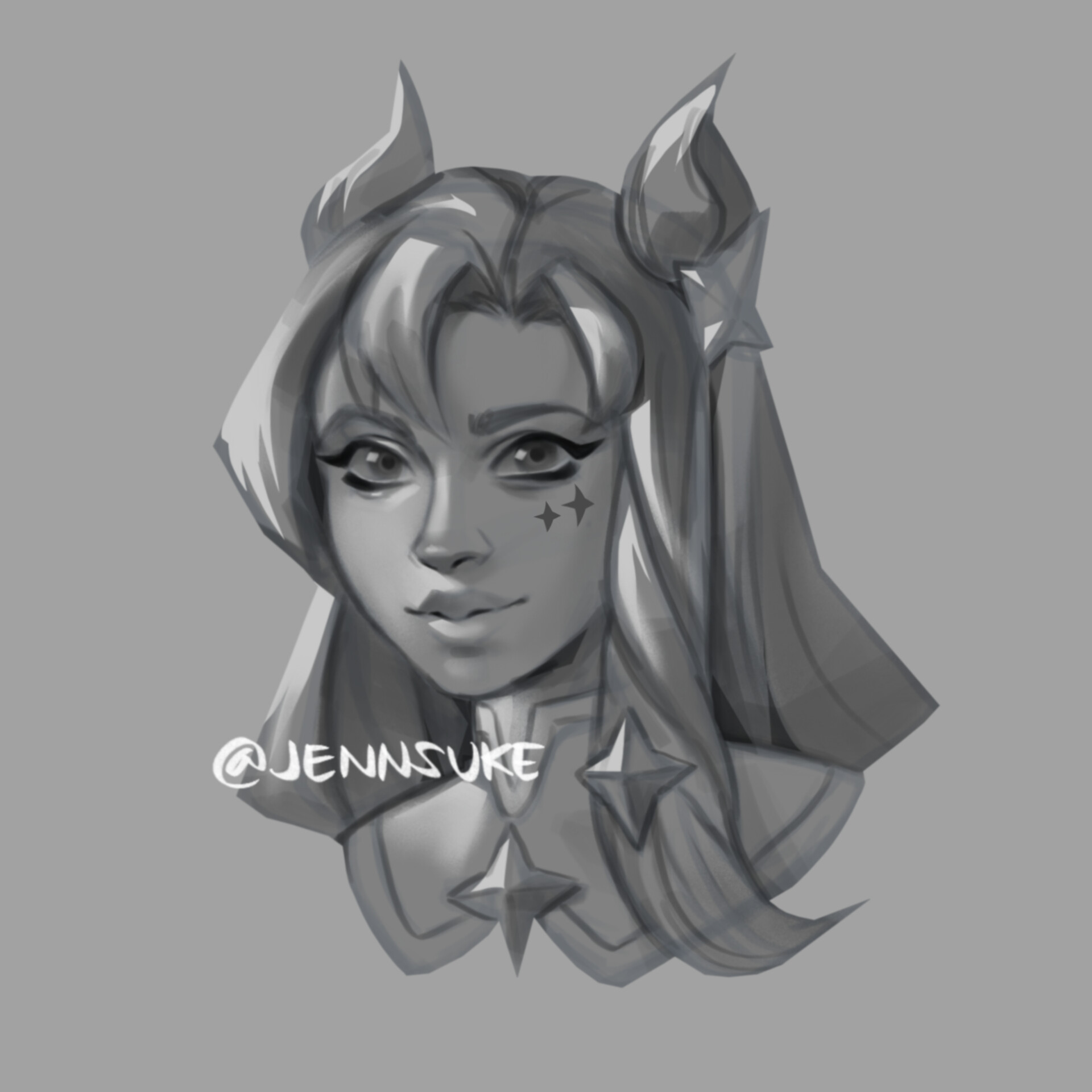 ArtStation - Kai'Sa Bust Light Study