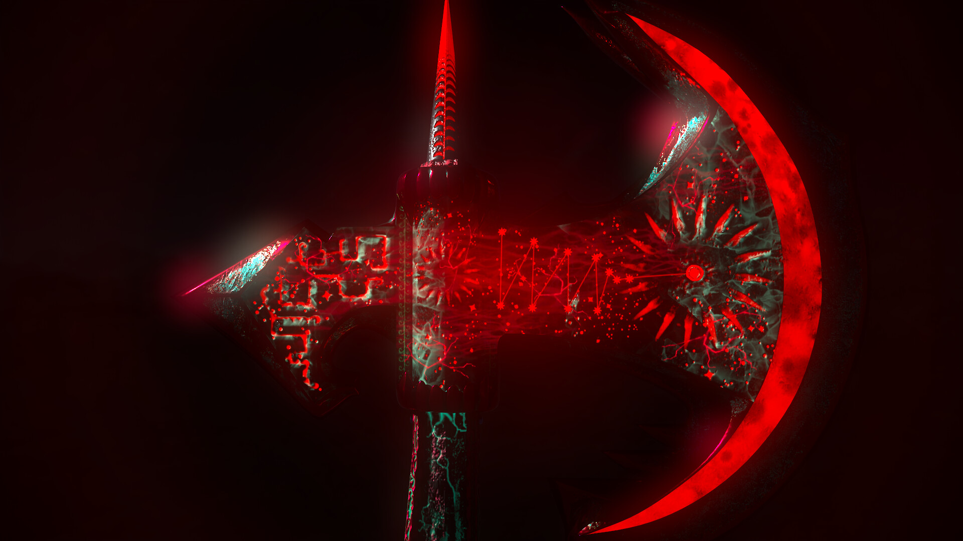 Loparev Danila (SadKamikoto) - Cursed axe "Lunaris Eclipsis" of ancient cult