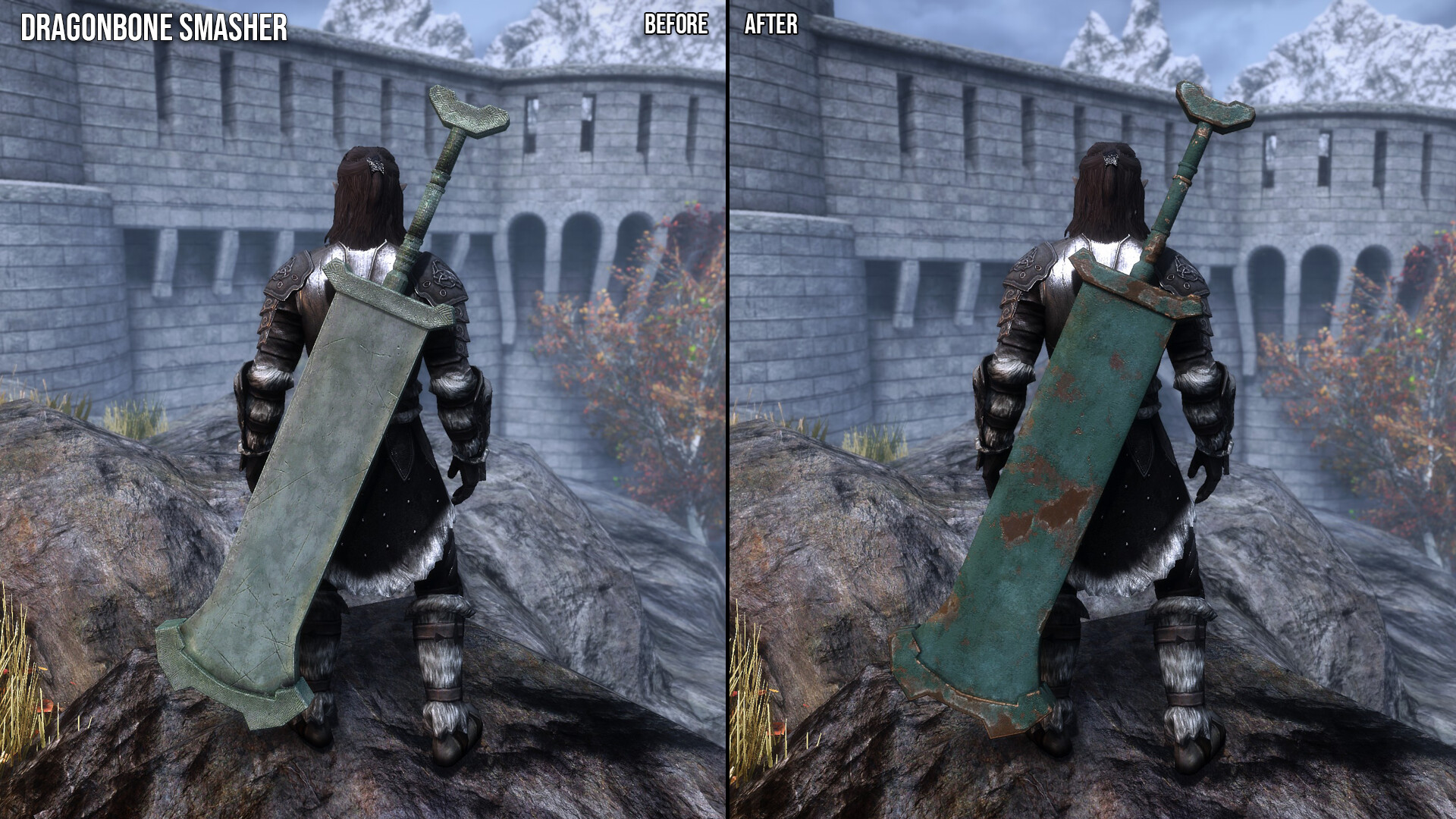 skyrim weapons retexture