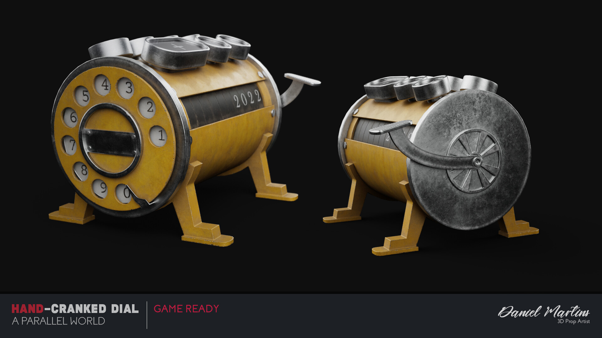 ArtStation - Hand-cranked dial calculator