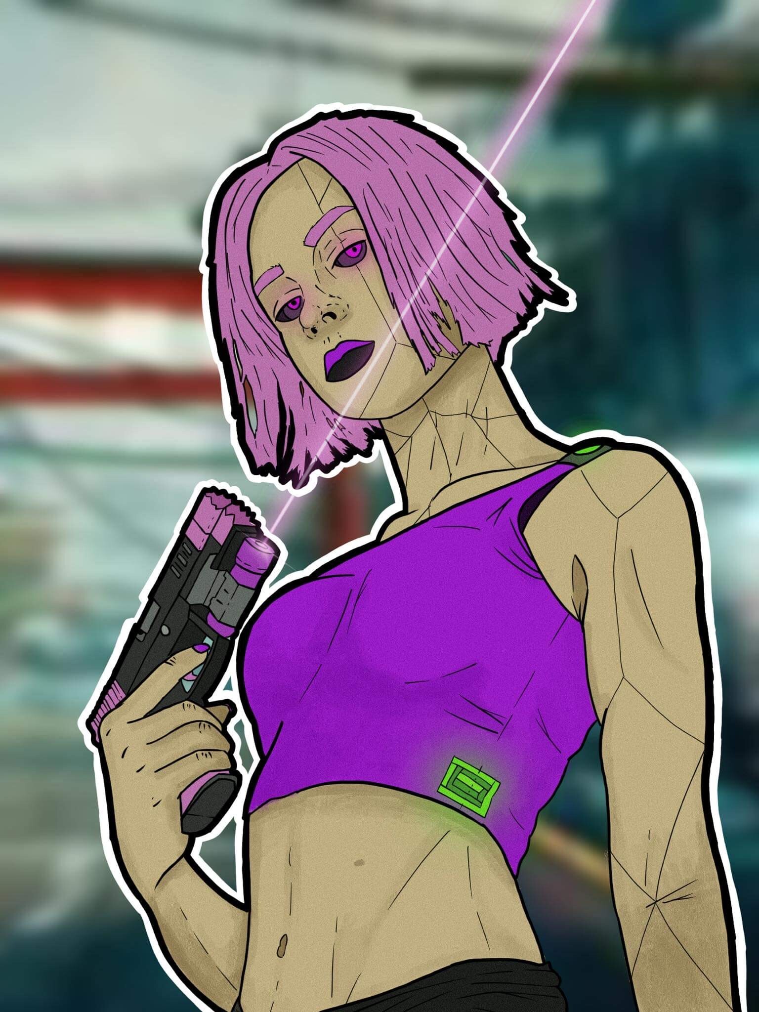 ArtStation - OC (Cyberpunk 2077)