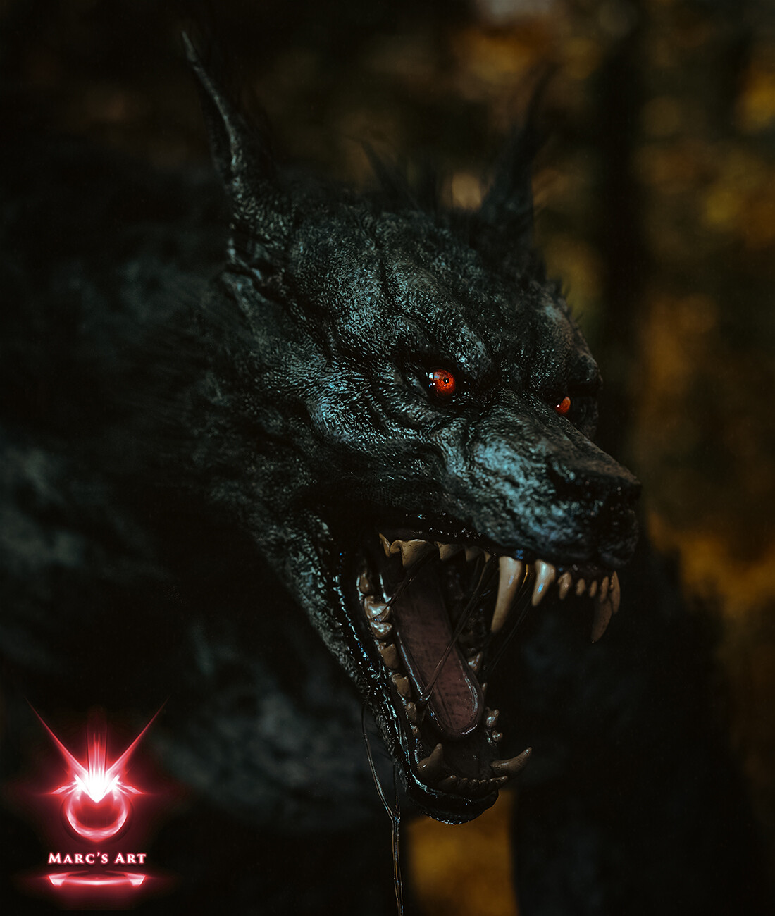 ArtStation - MA-Big Bad Wolf