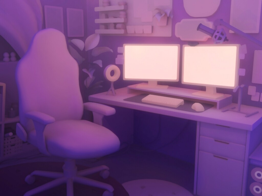 ArtStation - Streamer Gamer Room Environment