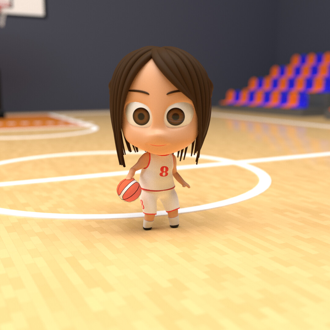 ArtStation - Basketball girl