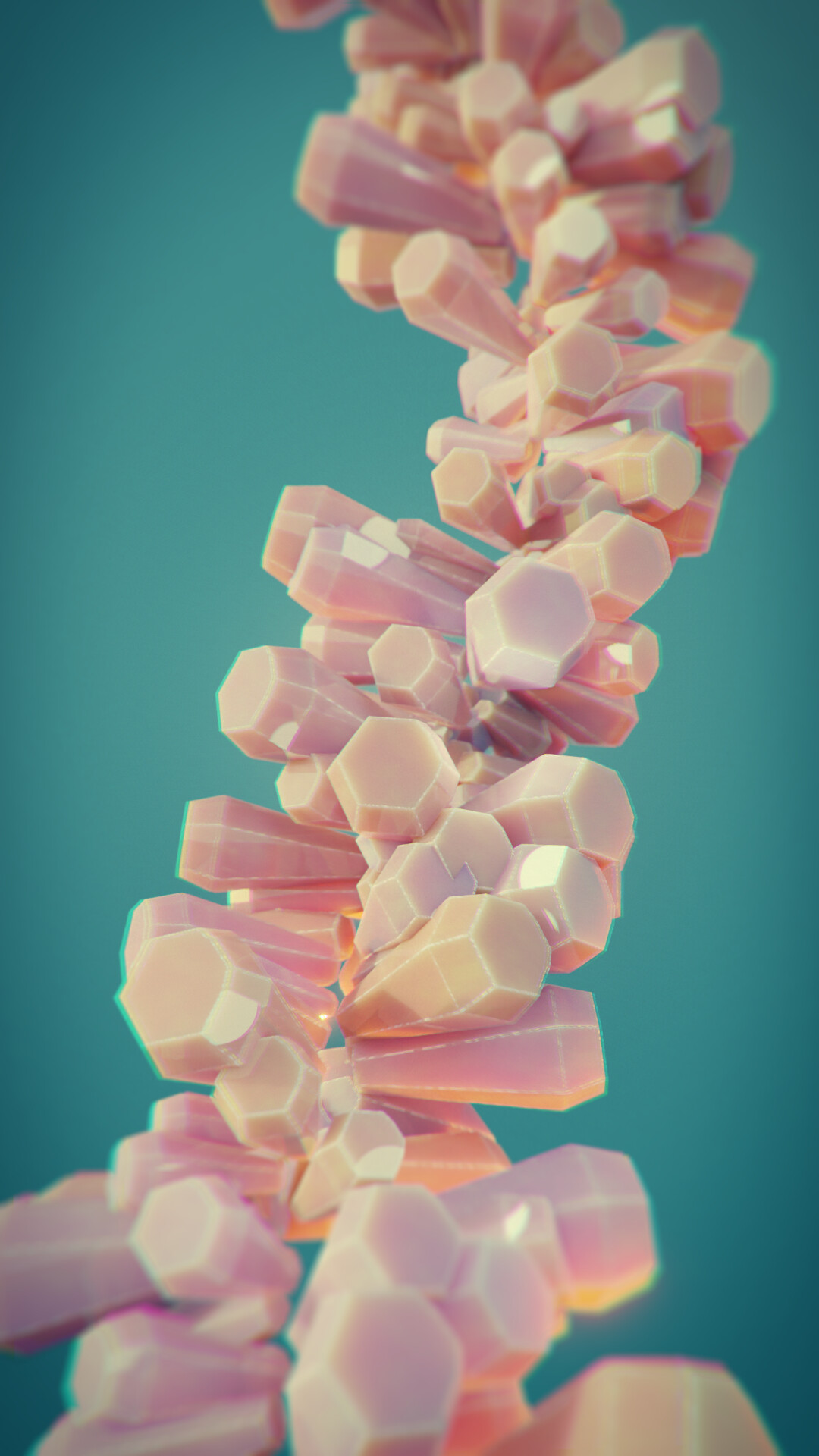 Innowise - Abstract motion design geonodes modelling
