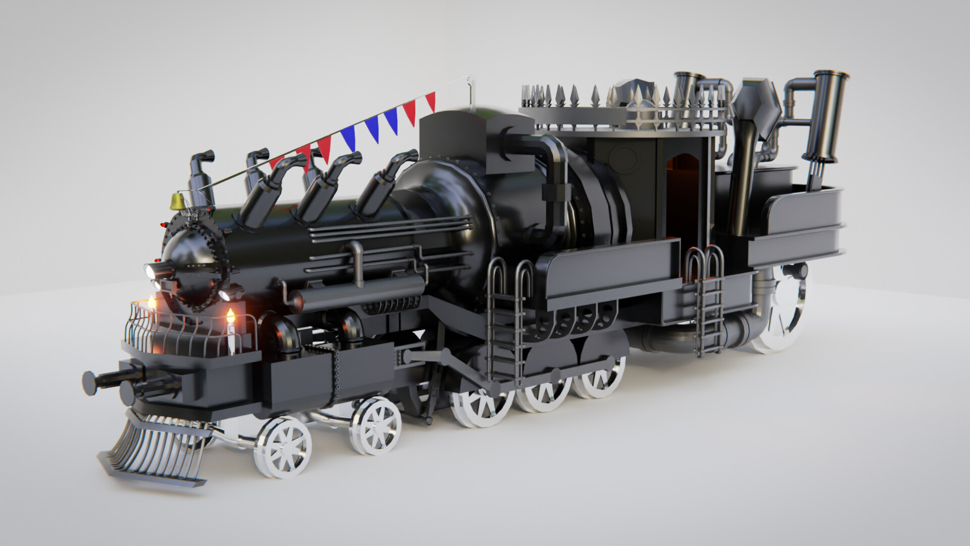 JAYAKANTHAN - A Train Engine 3D Model