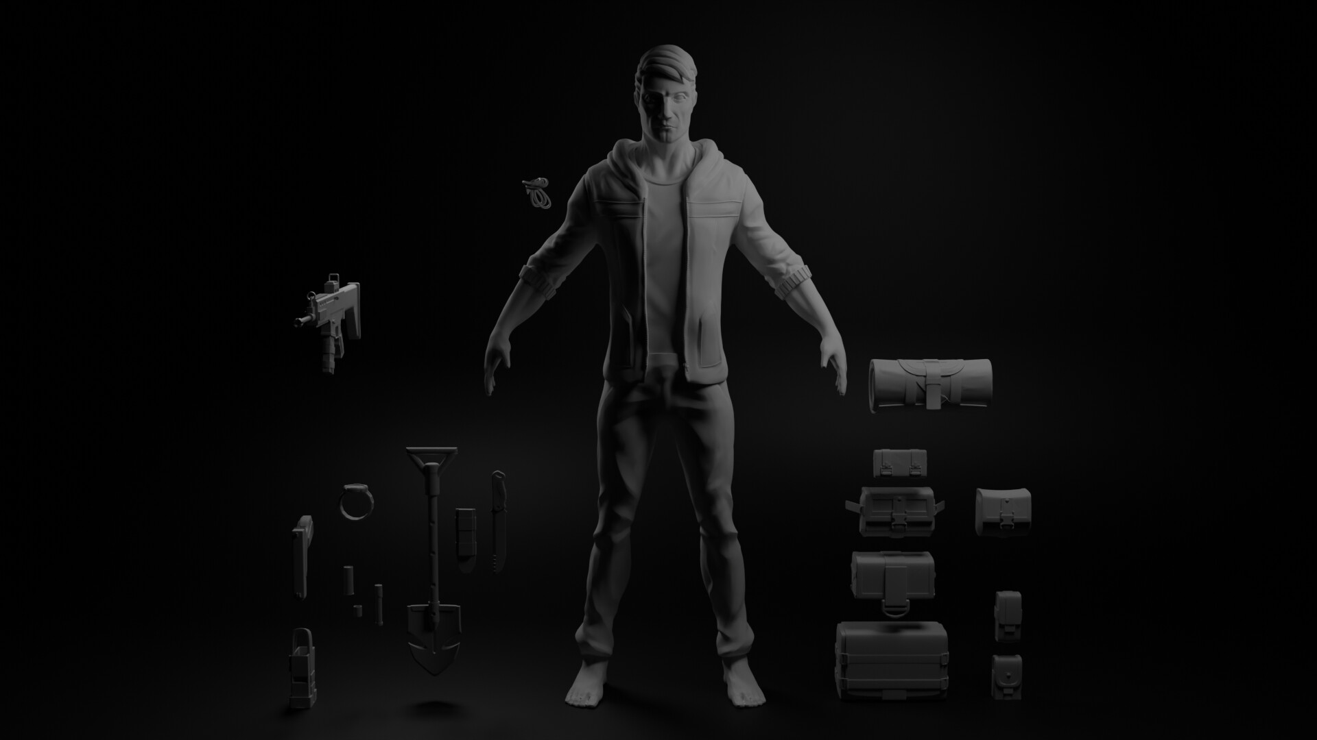 Parsabahrammi - stylized solider (game ready)