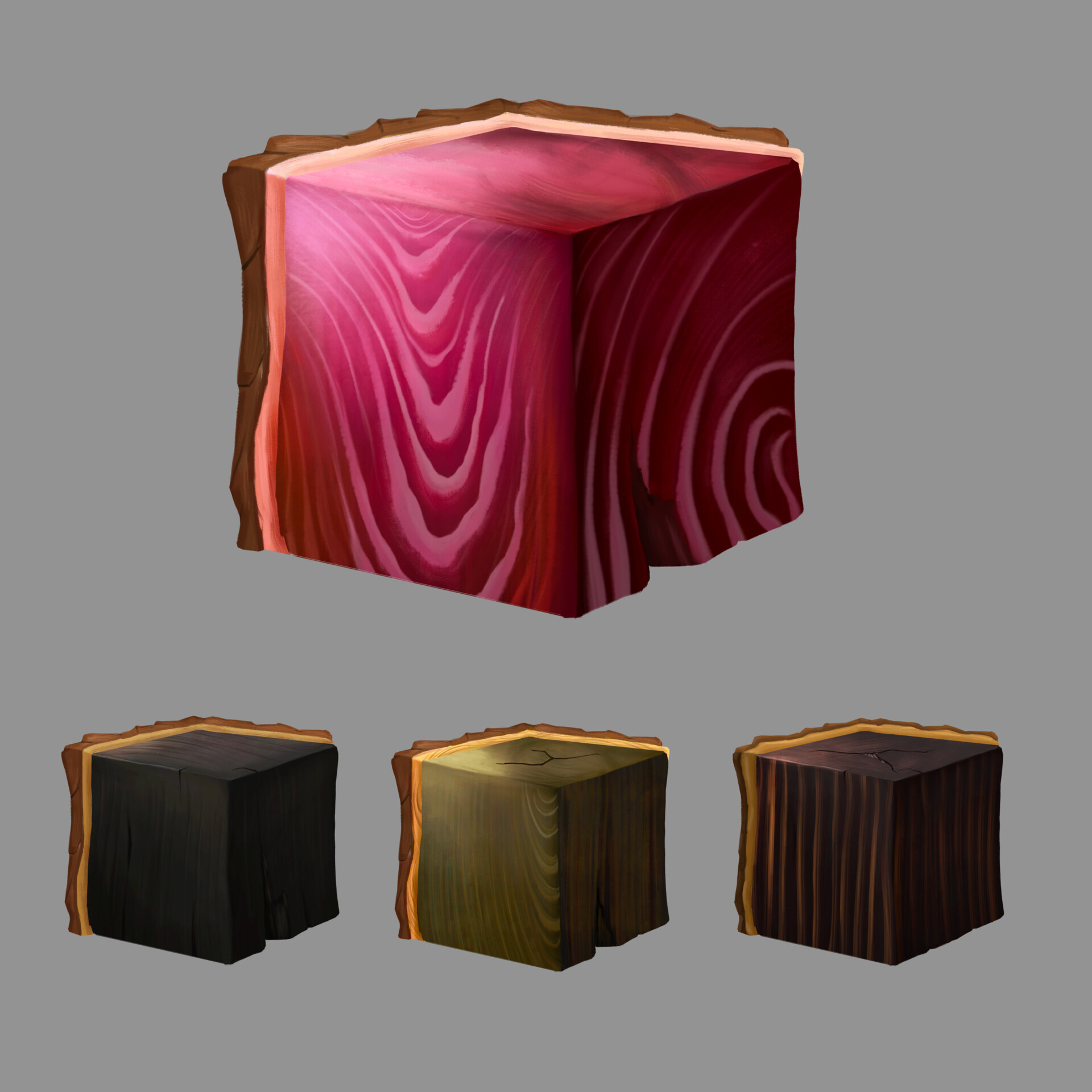 ArtStation - Game Asset - Wood