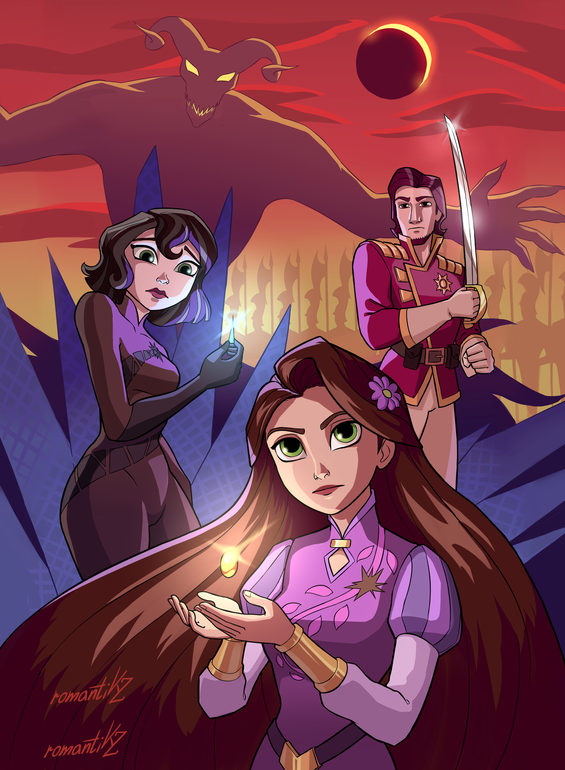 ArtStation - Tangled the series poster