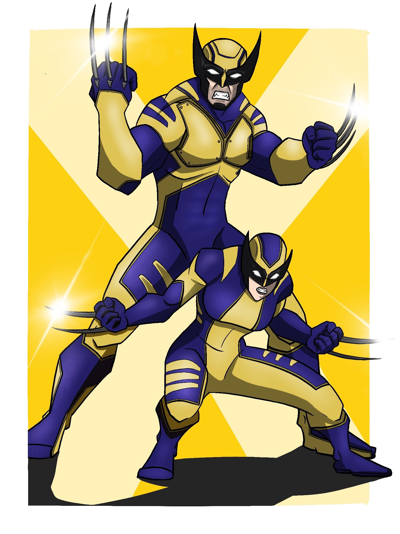 ArtStation - Wolverine & X-23 #GirlDad