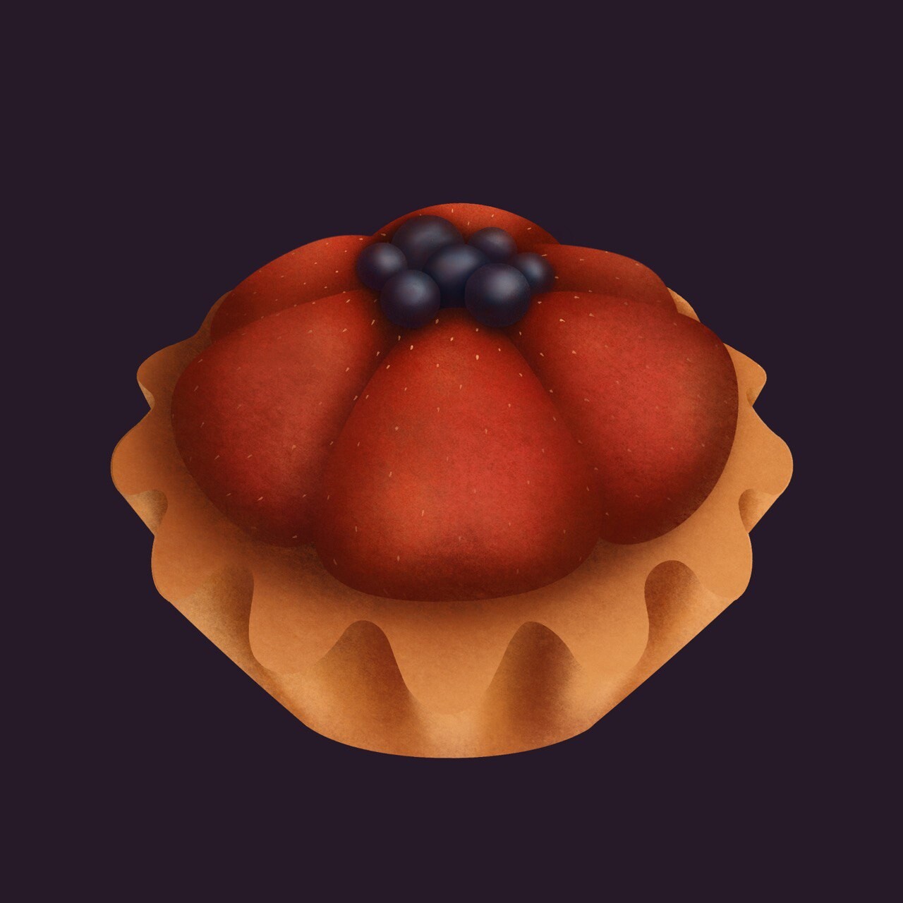 ArtStation - Cake with stberry