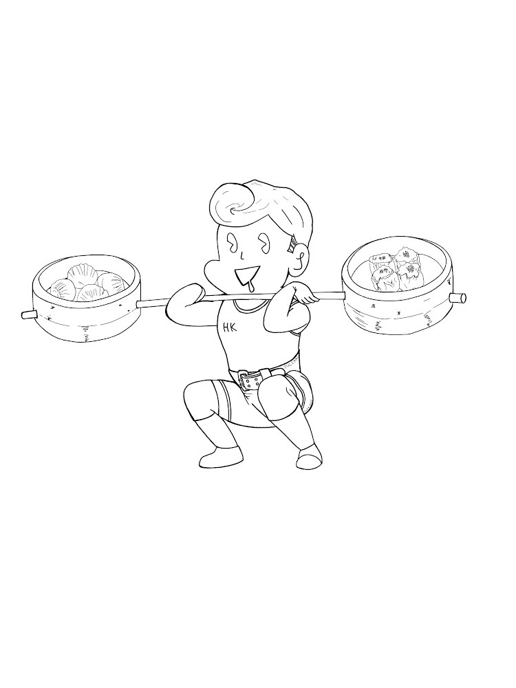 ArtStation - Workout power clean