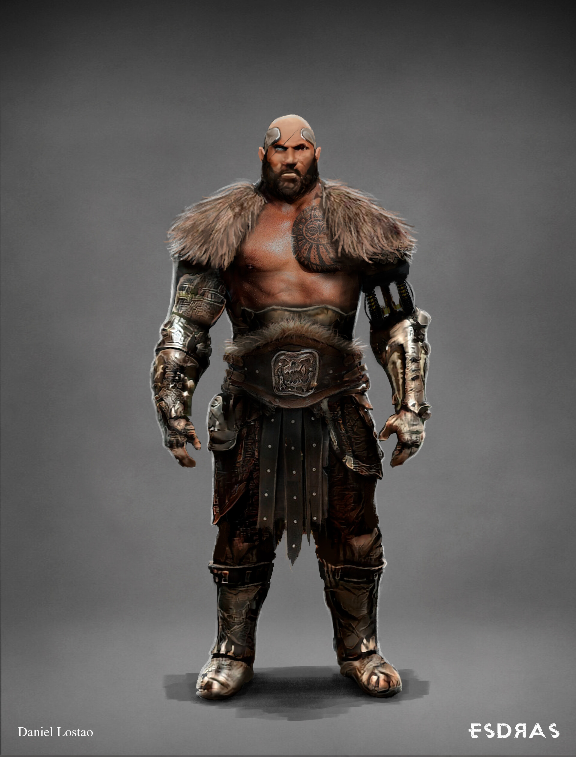 ArtStation - ESDRAS. Character design developed with Artificial Intelligence and Photoshop.