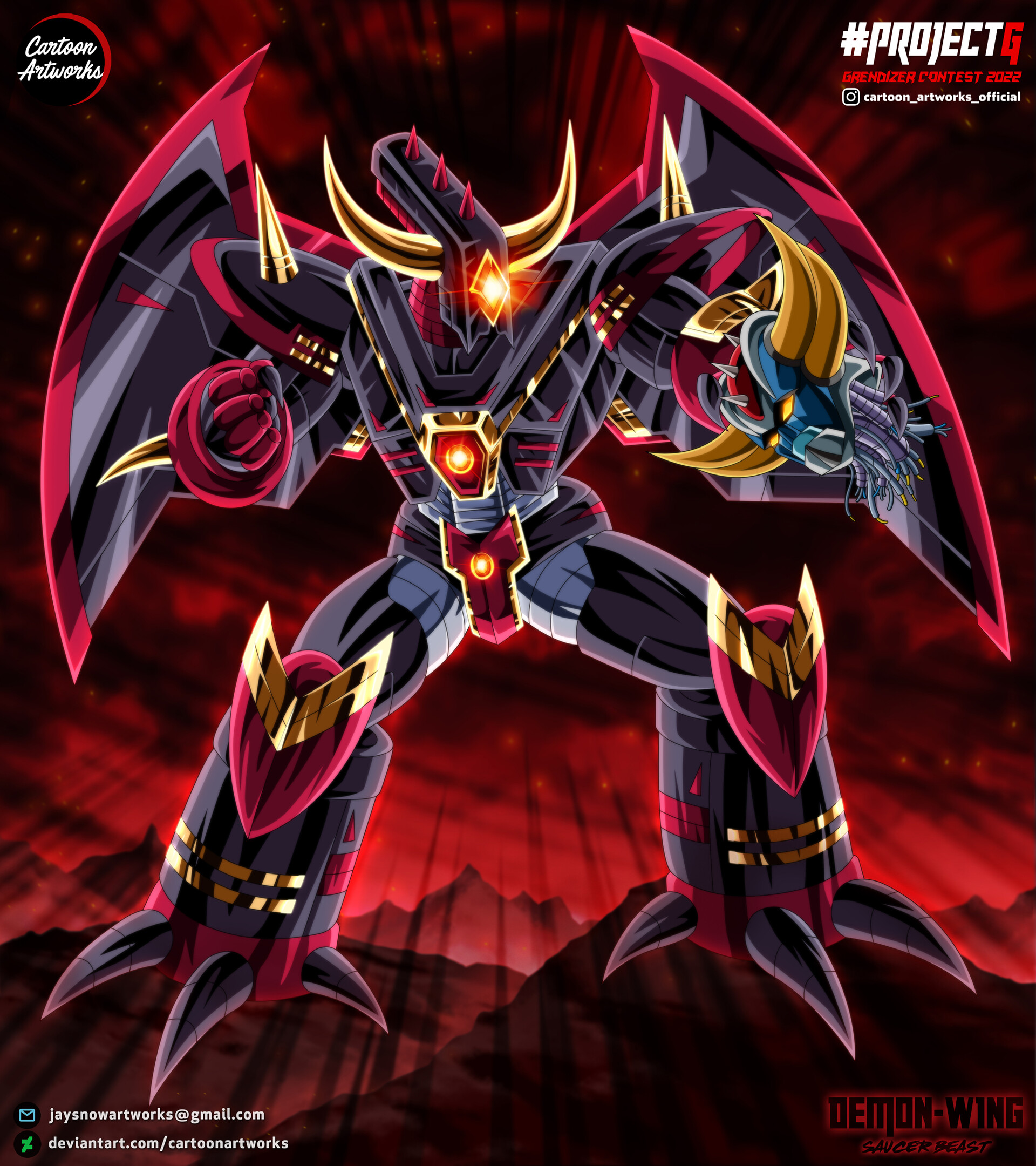 ArtStation - #ProjectG Grendizer Contest 2022