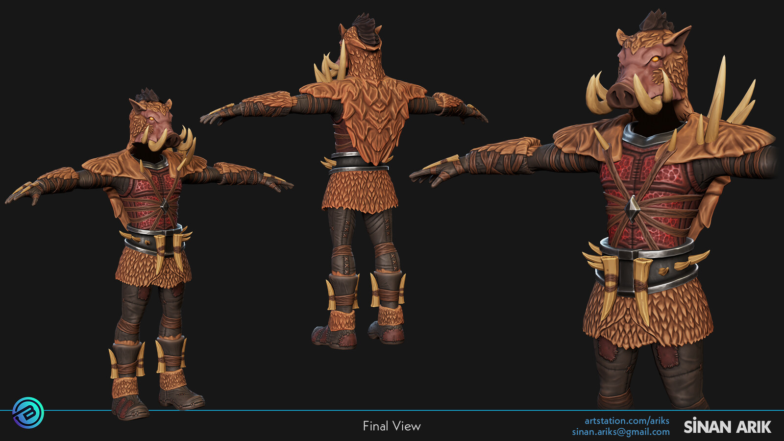 Sinan Arık - Boar Stylized Armor