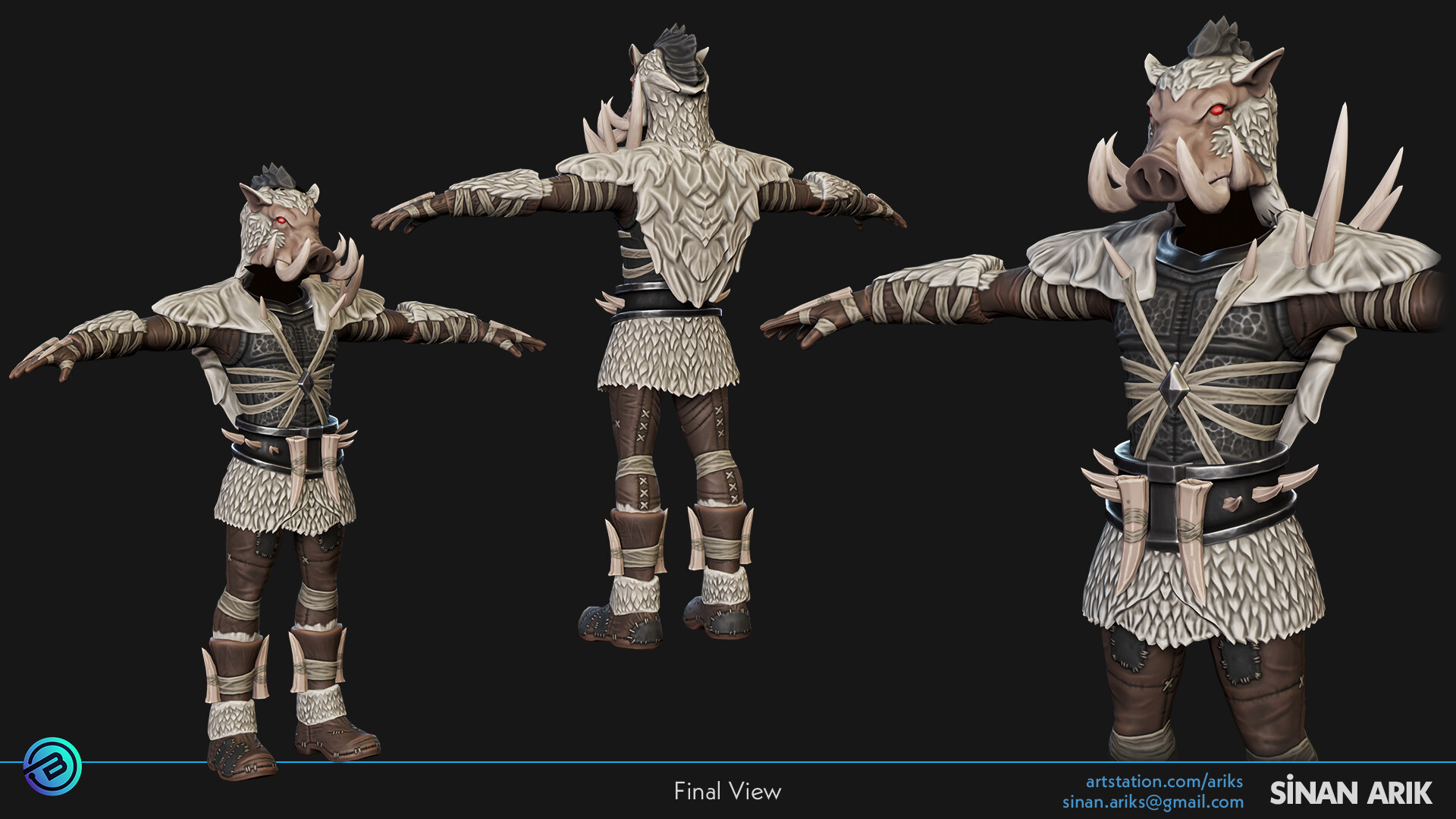 Sinan Arık - Boar Stylized Armor