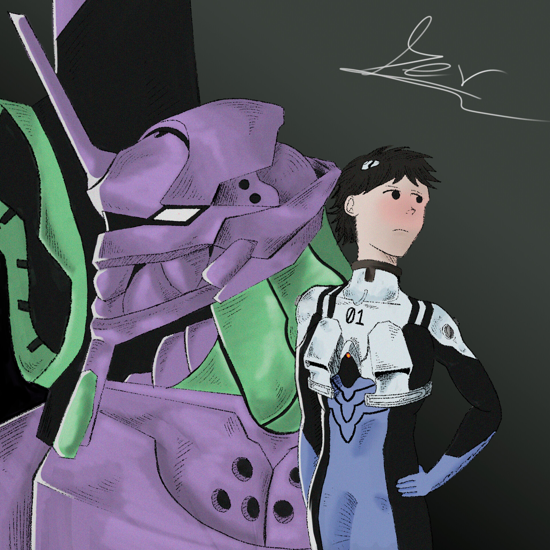 ArtStation - Unit Evangelion 01