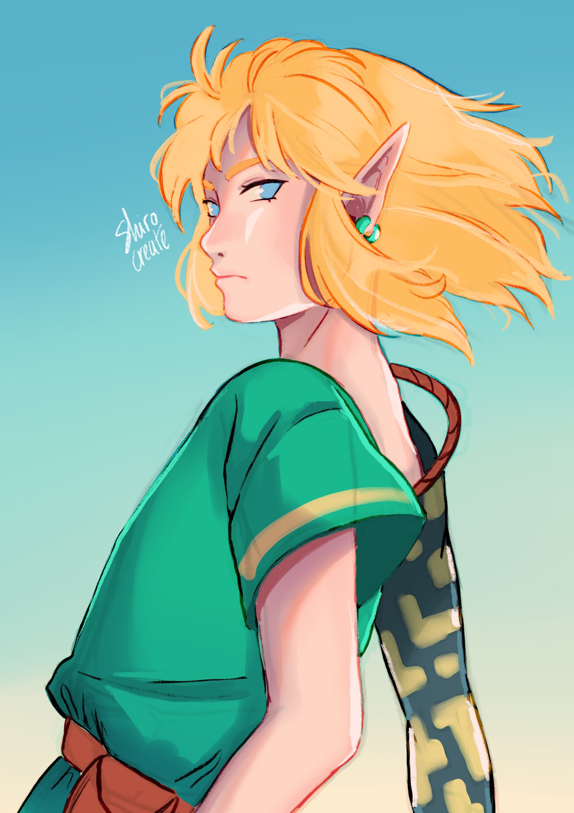 ArtStation - Link new BOTW