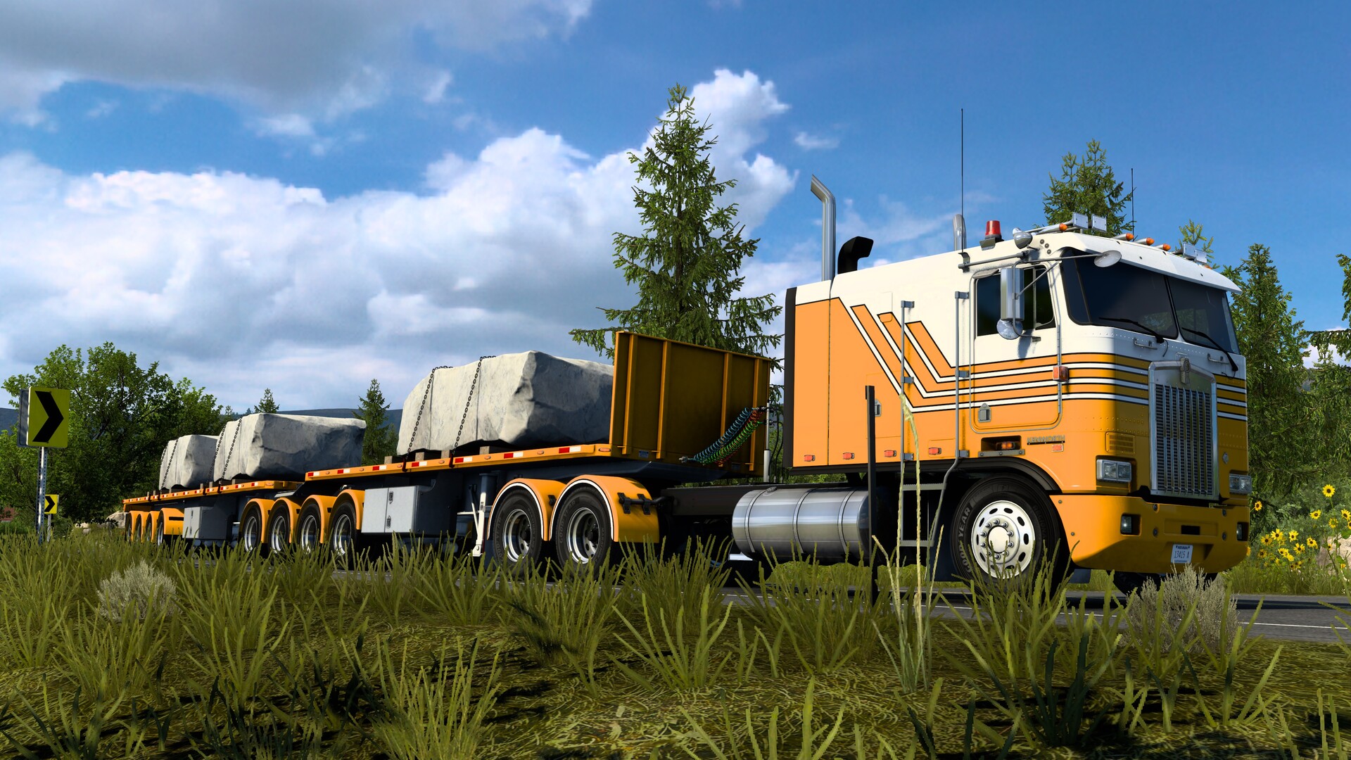 ArtStation - Haulin B-double with Overfloater K100E