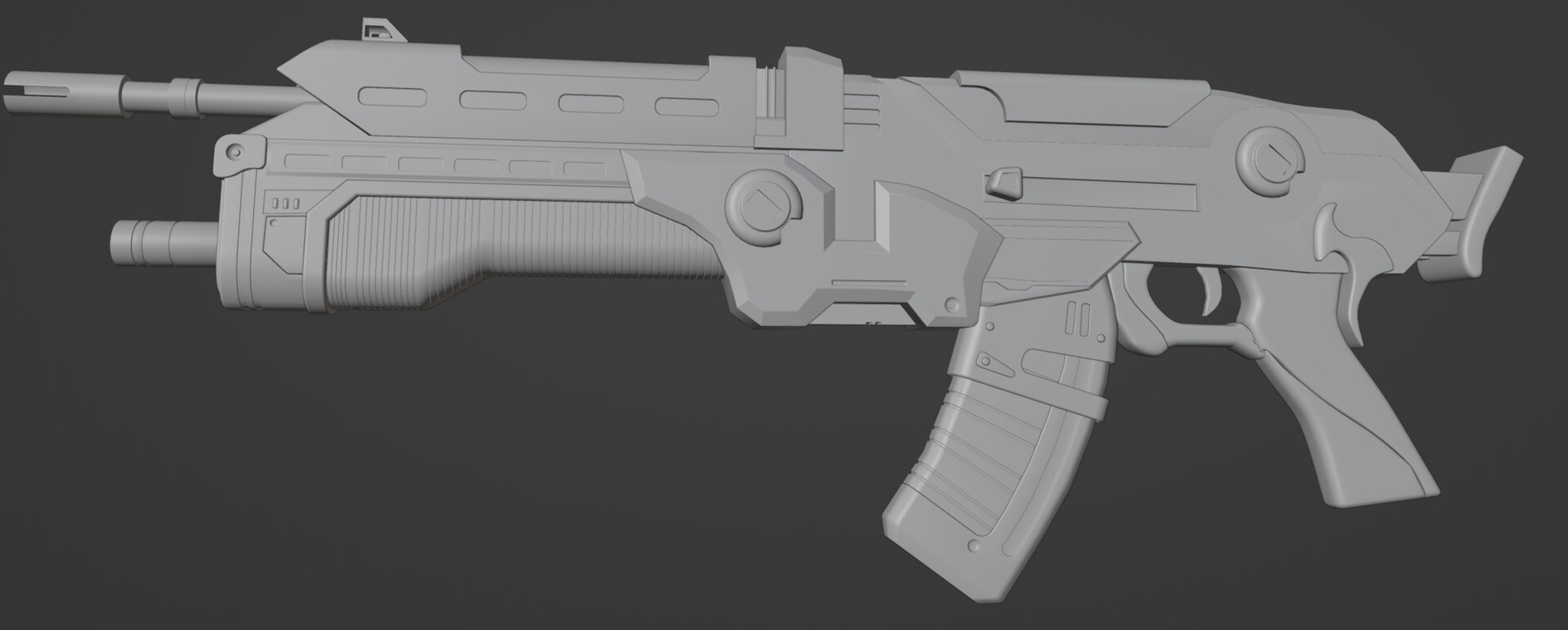 Fallout 3 Assault Rifle Art