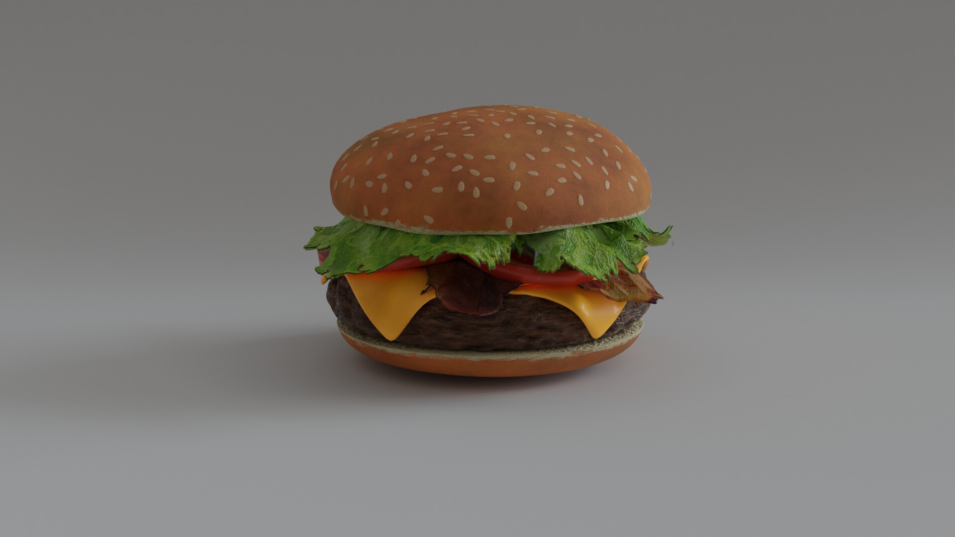 ArtStation - Realistic Burger