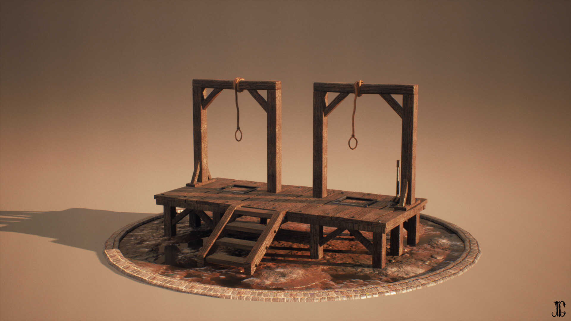 ArtStation - Gallows Prop