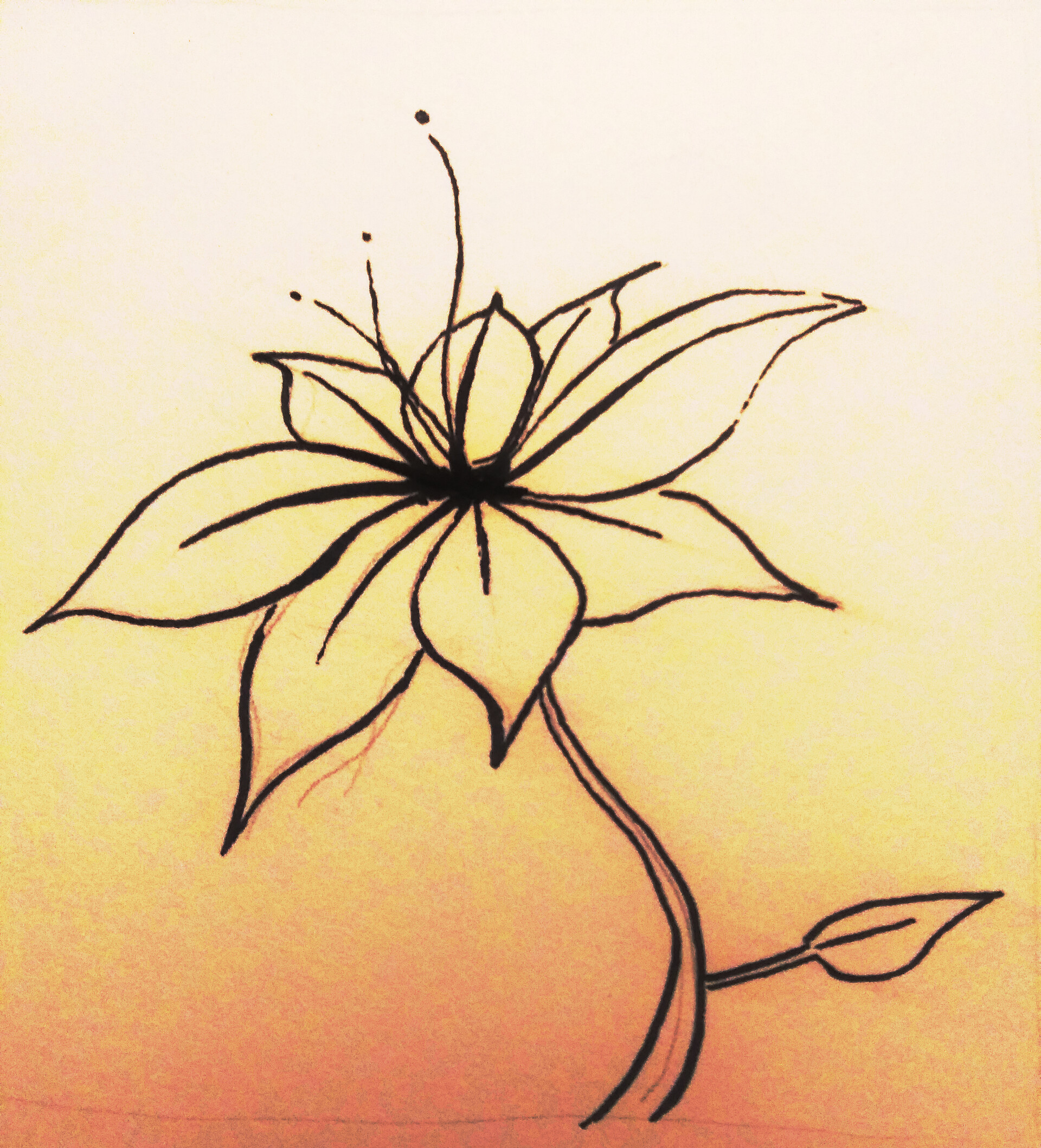 ArtStation - Flower for Inktober