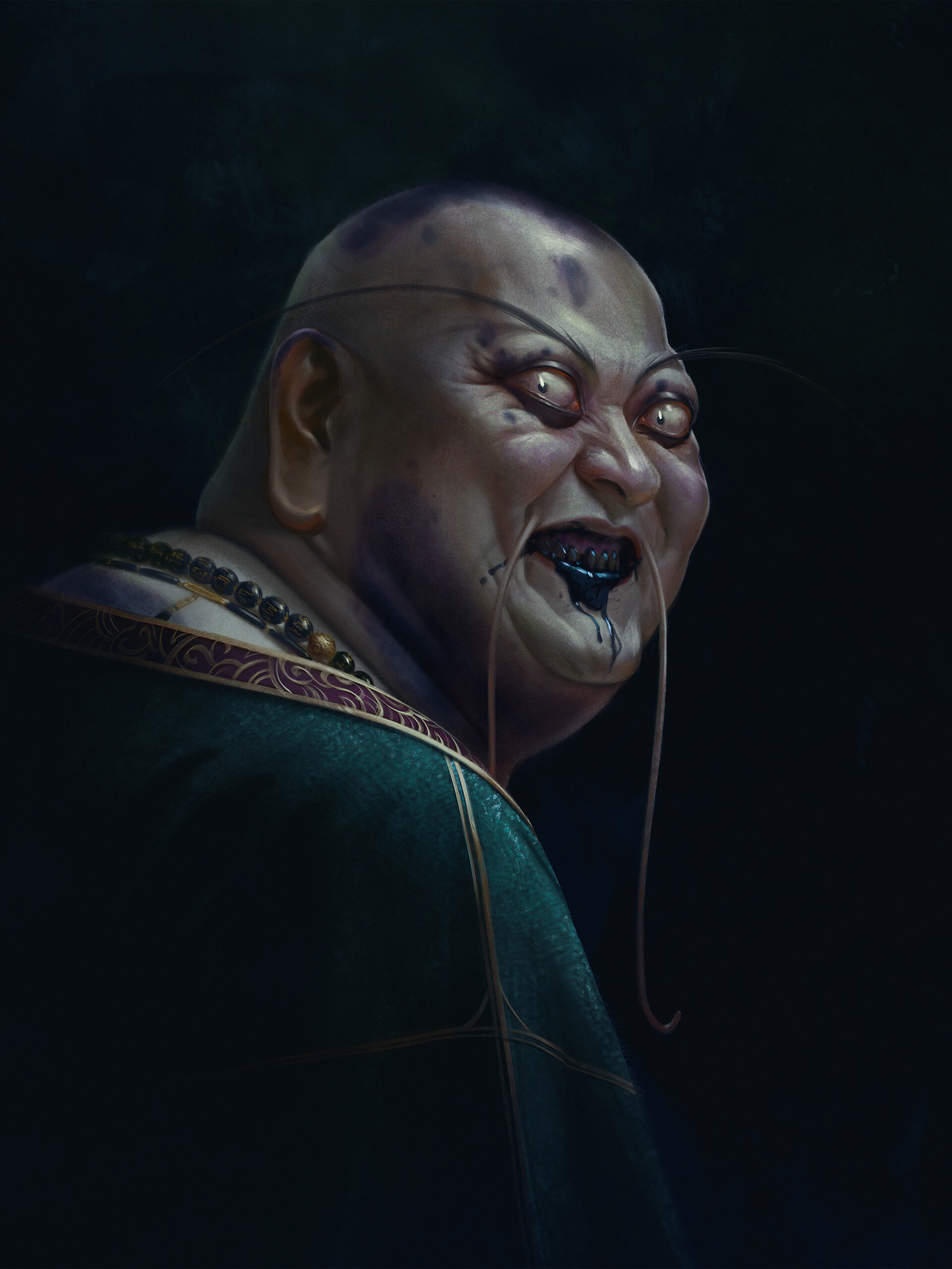 ArtStation - The Master Painter - Ink Drinker Portrait