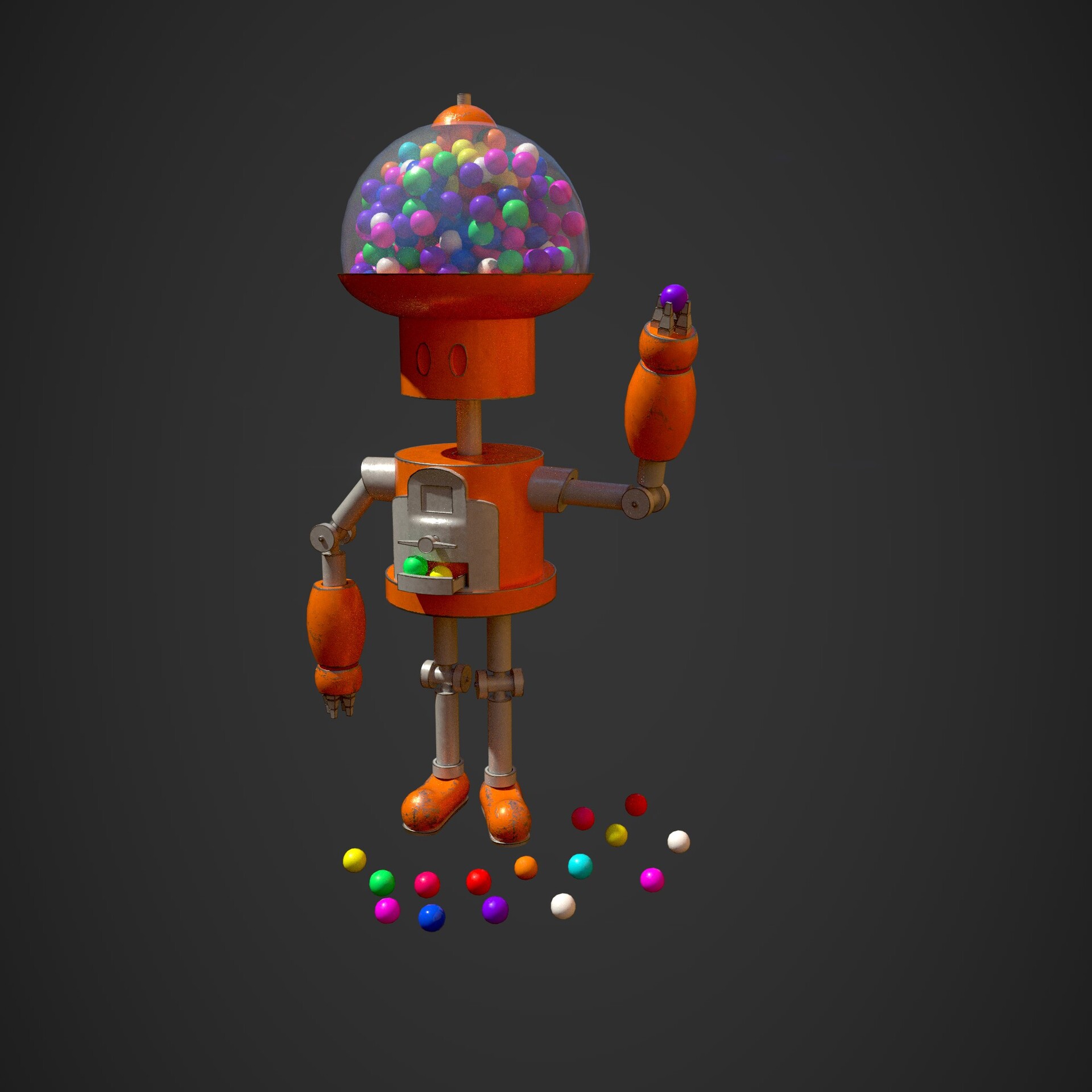 ArtStation - Candy robot