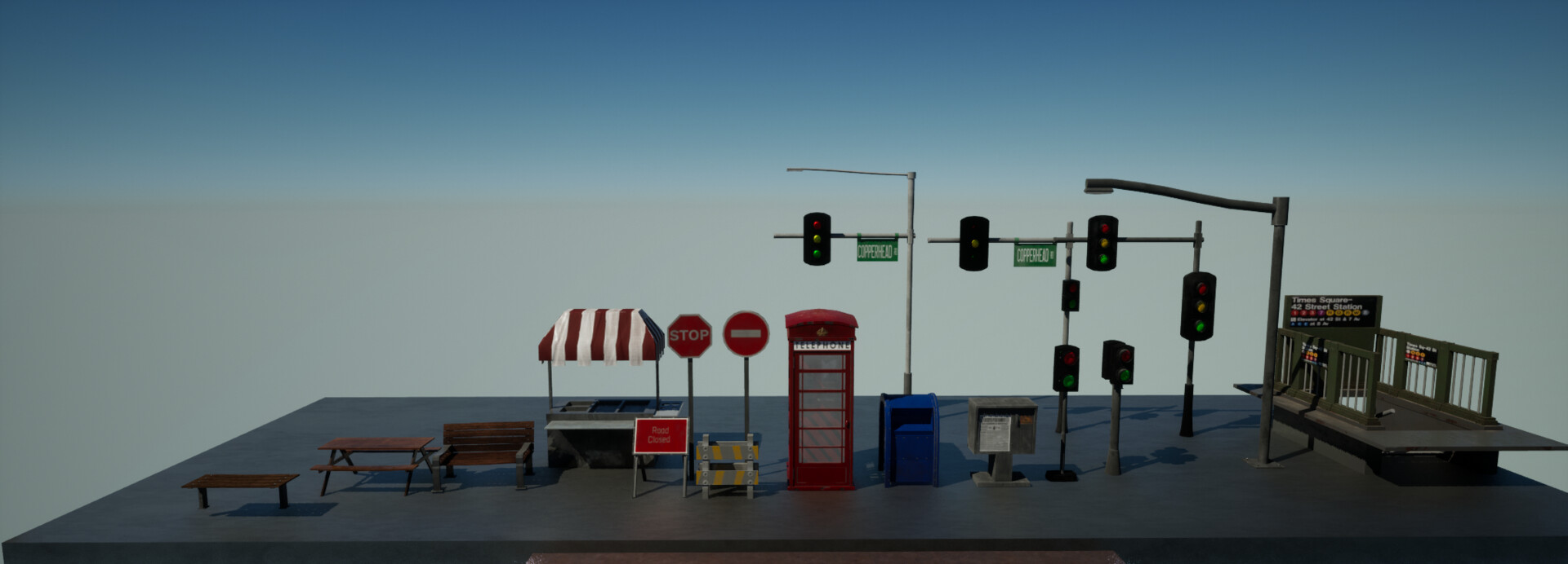 ArtStation - City Street Props