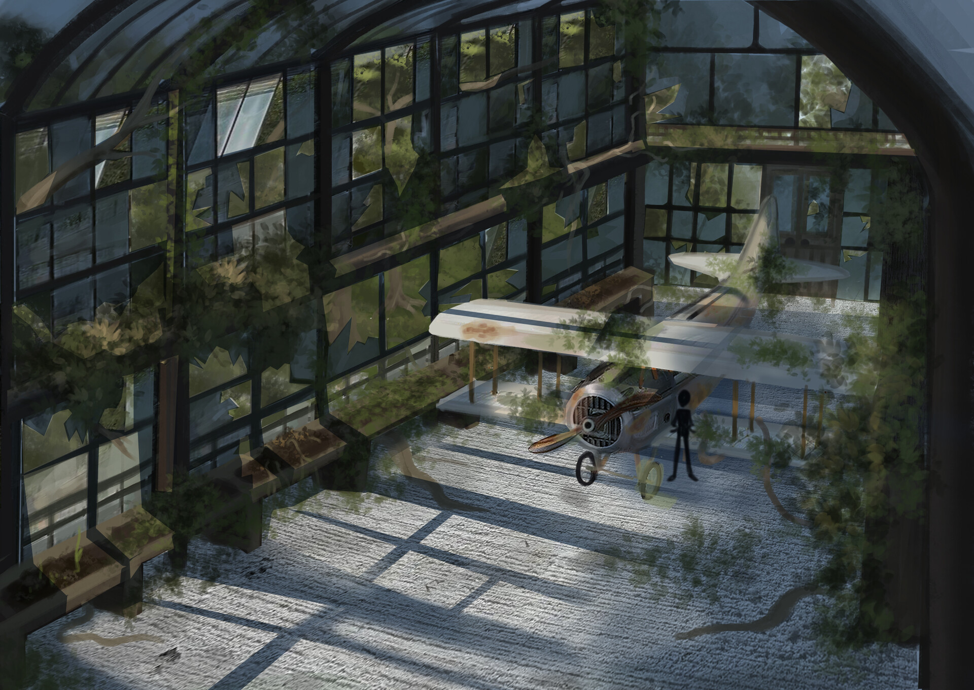 ArtStation - OLD HANGAR