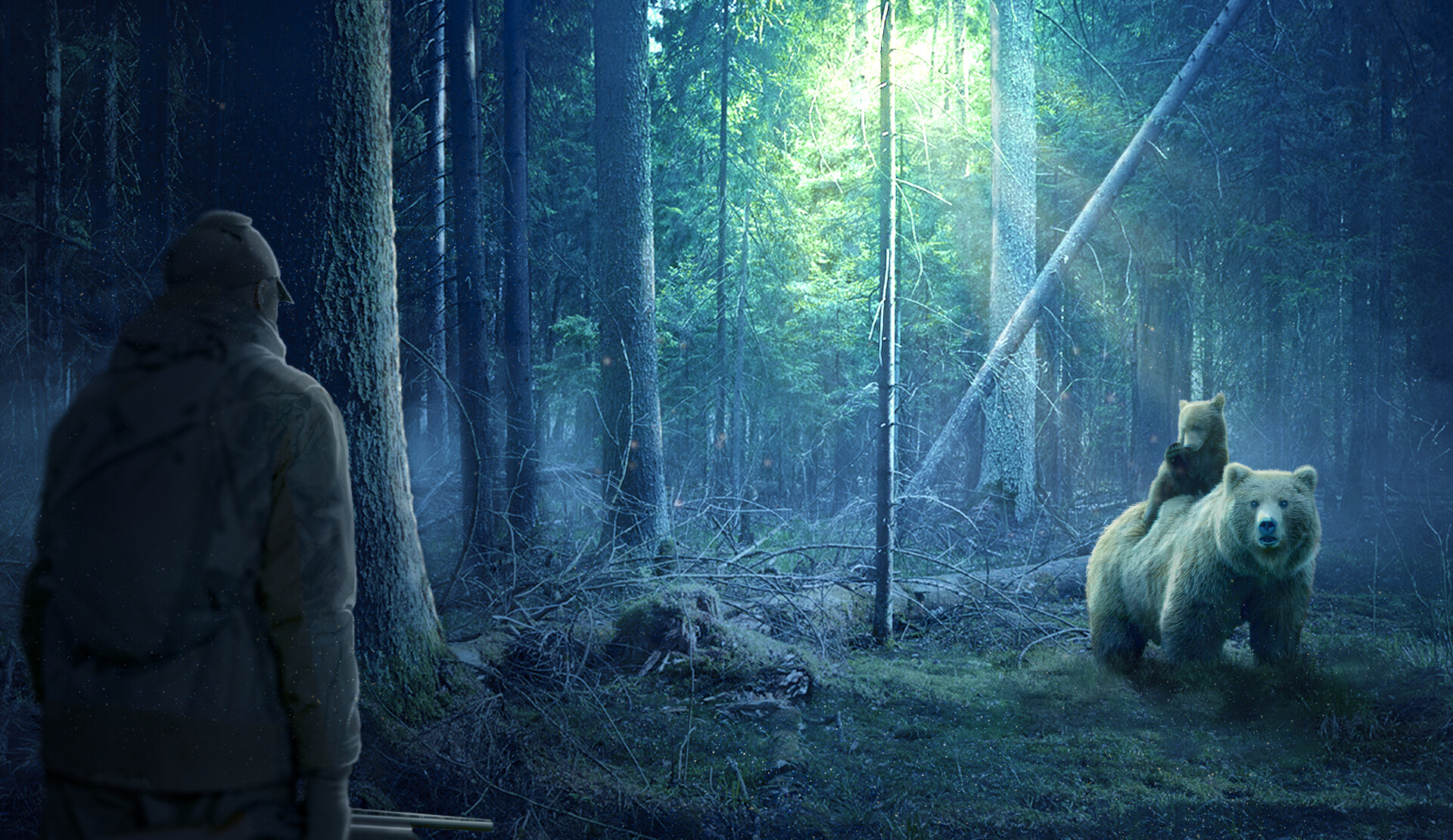 ArtStation - meeting with the bear