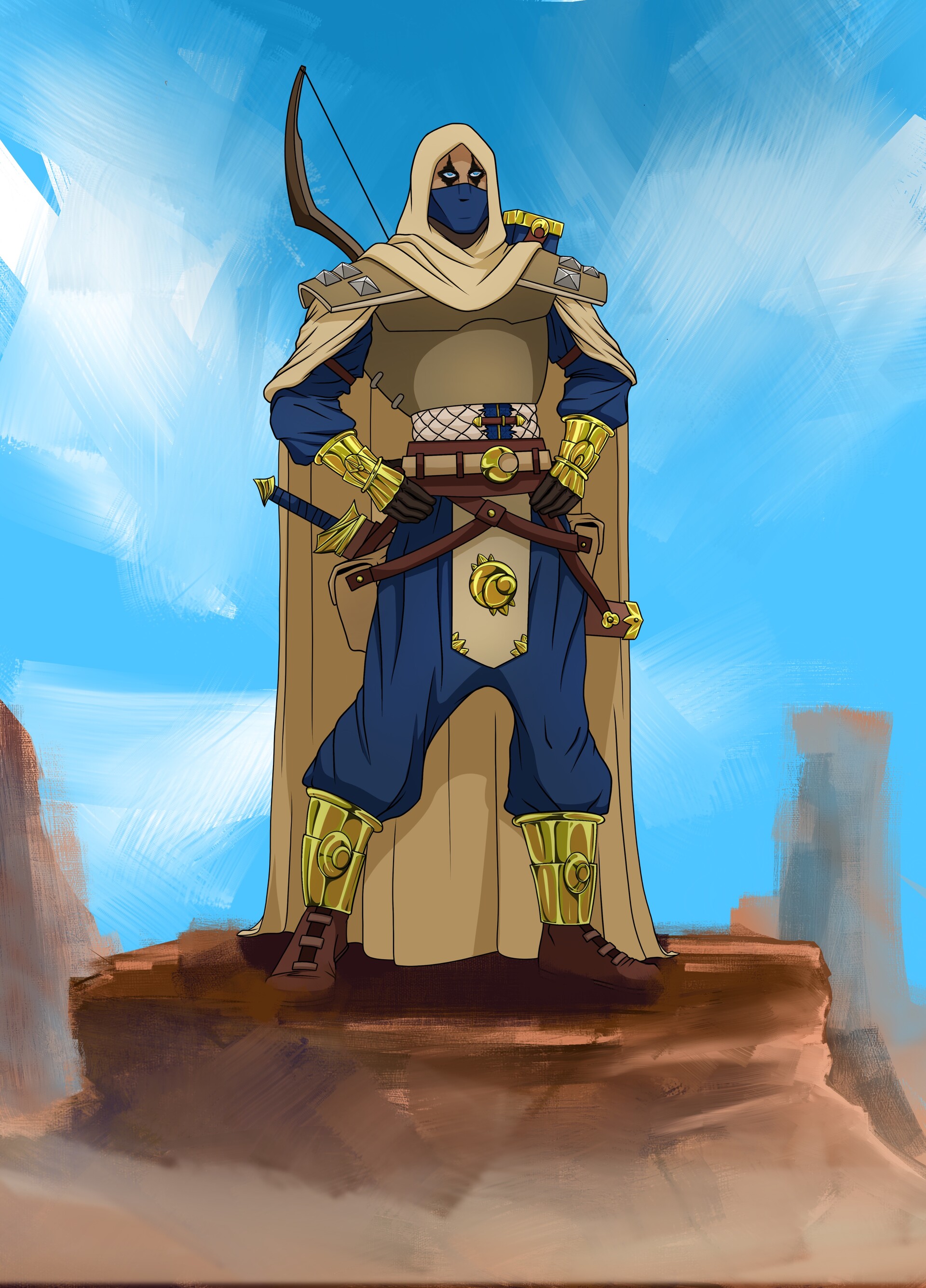 ArtStation - Desert Assasin 2