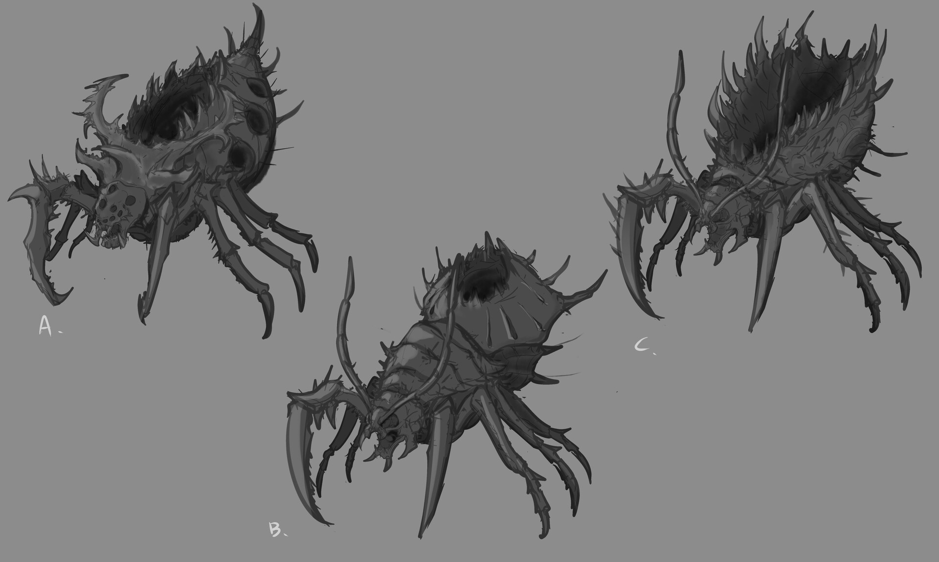 Zhong YiWen - Monster - Hell Spider