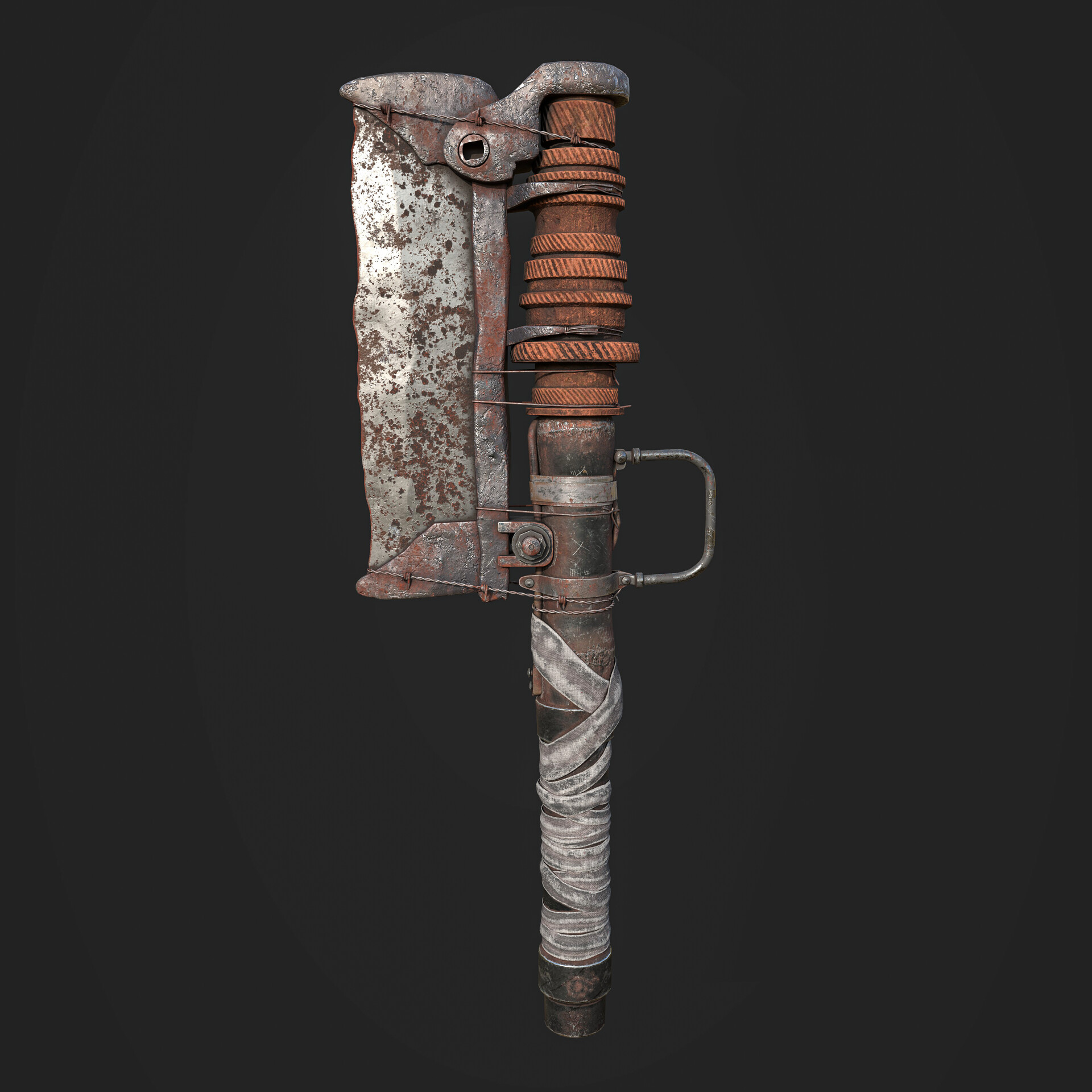 ArtStation - Post Apocalyptic Melee Weapon
