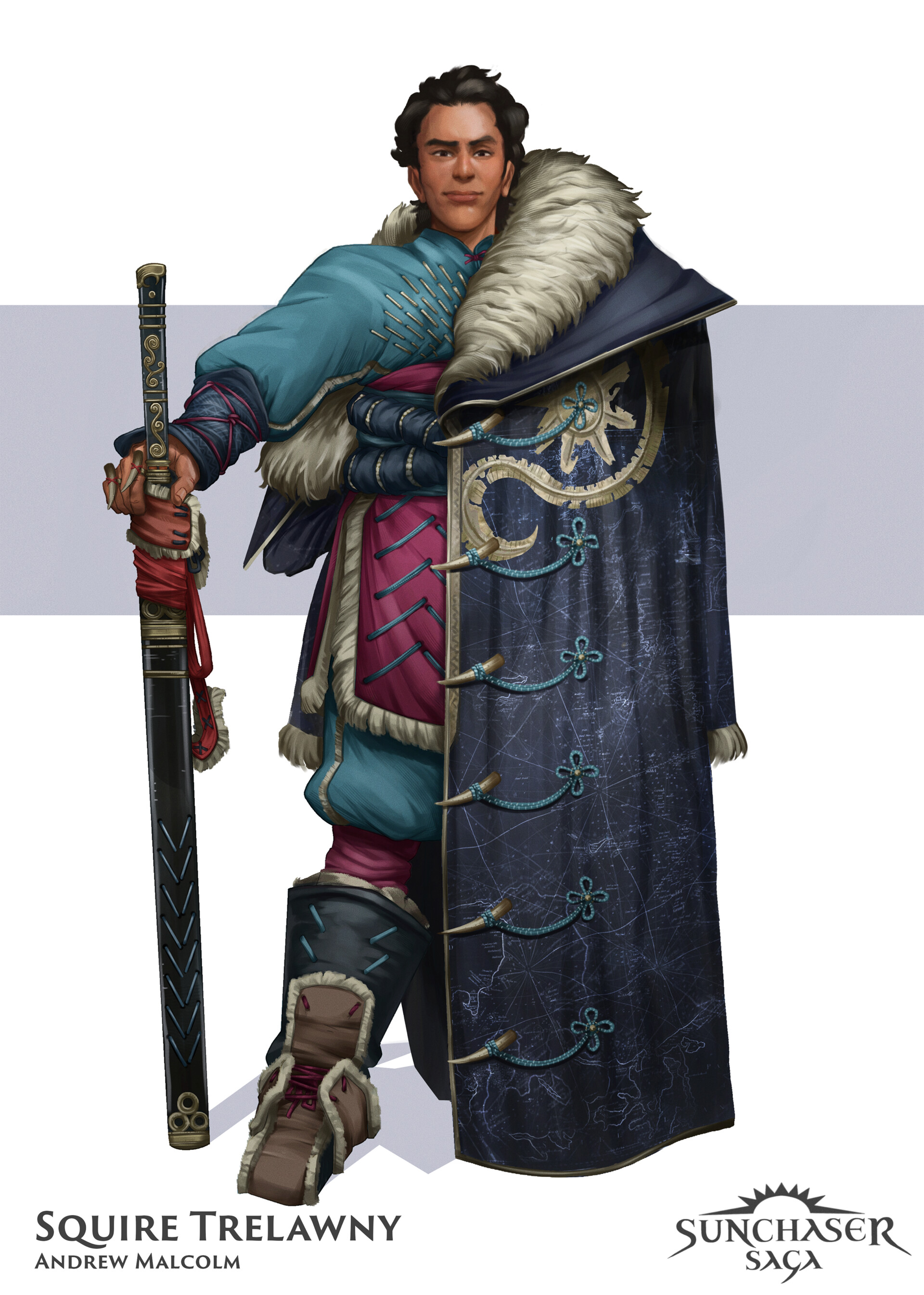 Andrew Malcolm - Sunchaser Saga - Squire Trelawny