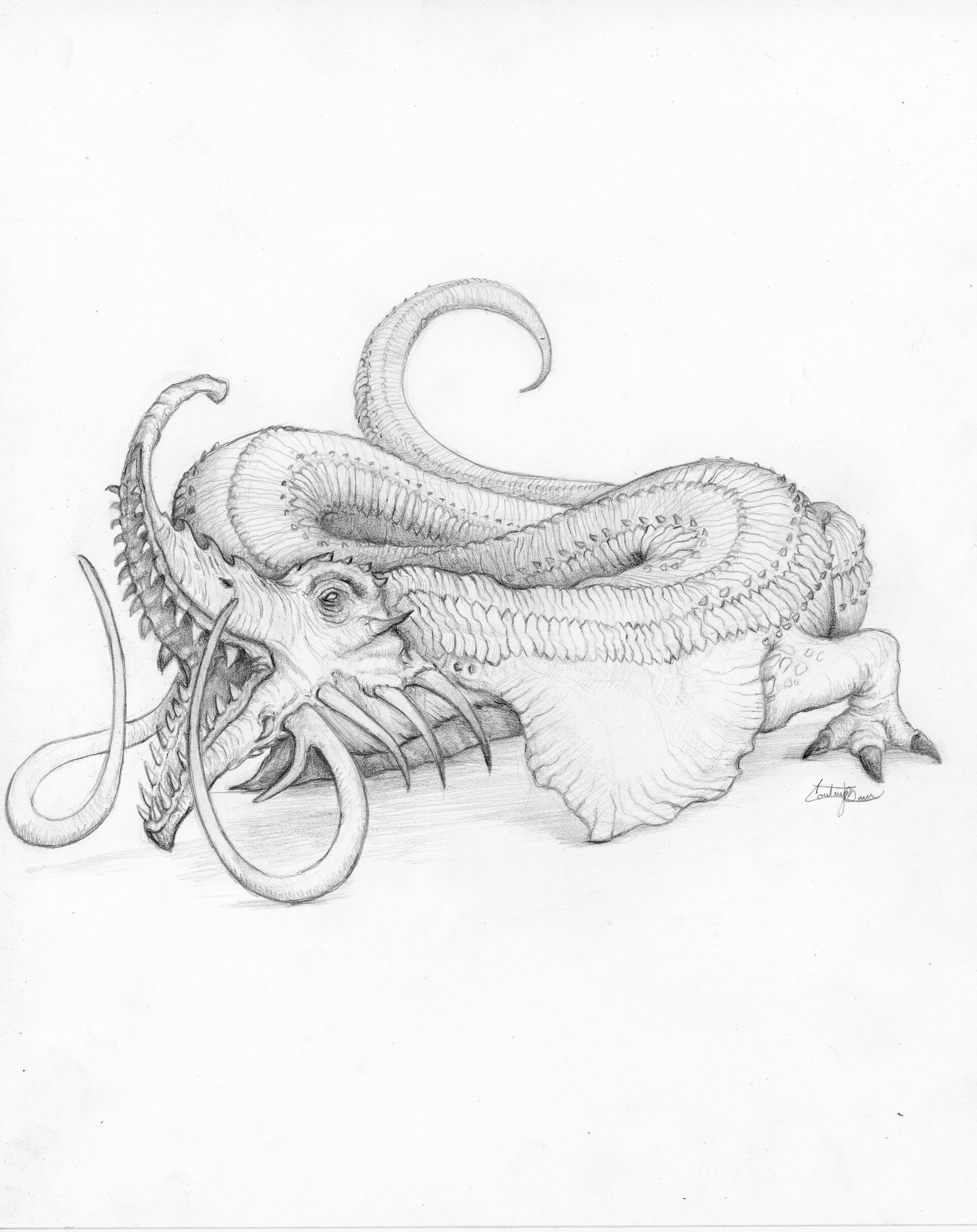 Grootslang (South African Myth) by Courtney Braun : r/ImaginaryBeasts