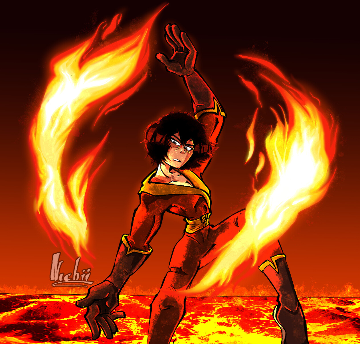 ArtStation - An Avatar-like Drawing